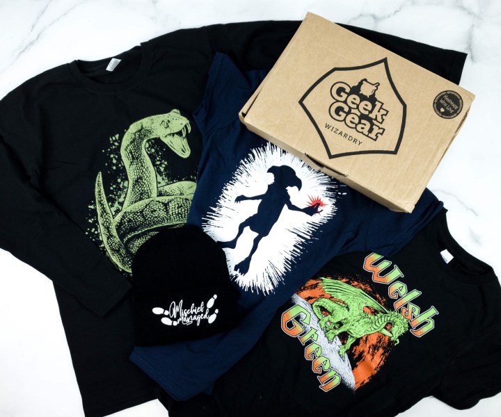 Geek Gear World of Wizardry Wearables December 2019 Subscription Box ...