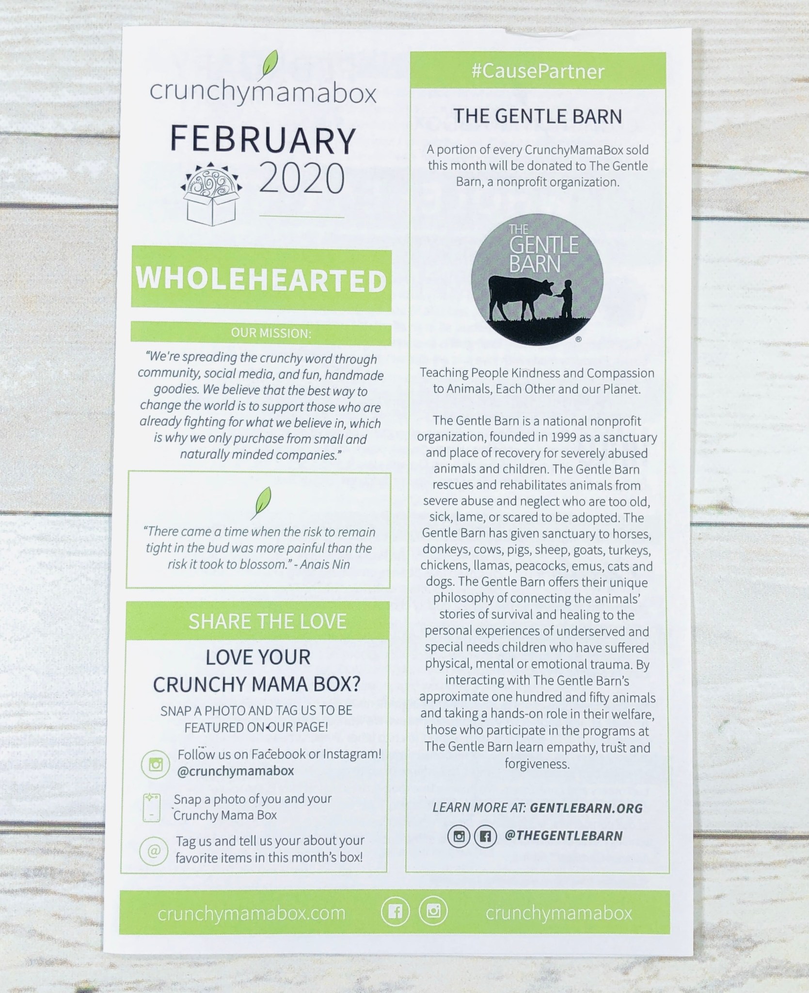 Crunchy Mama February 2020 Subscription Box Review - Hello Subscription