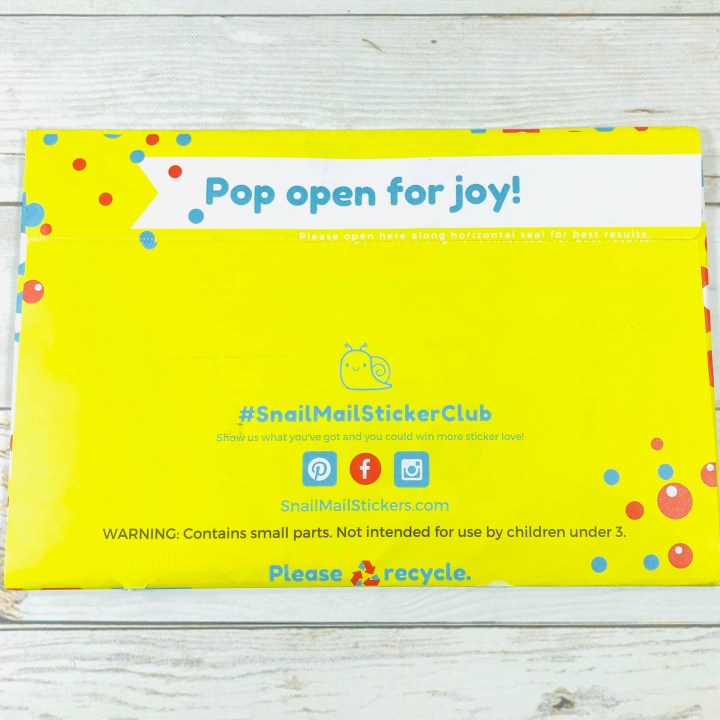 Snail Mail Sticker Club February 2020 Subscription Box Review + Coupon ...