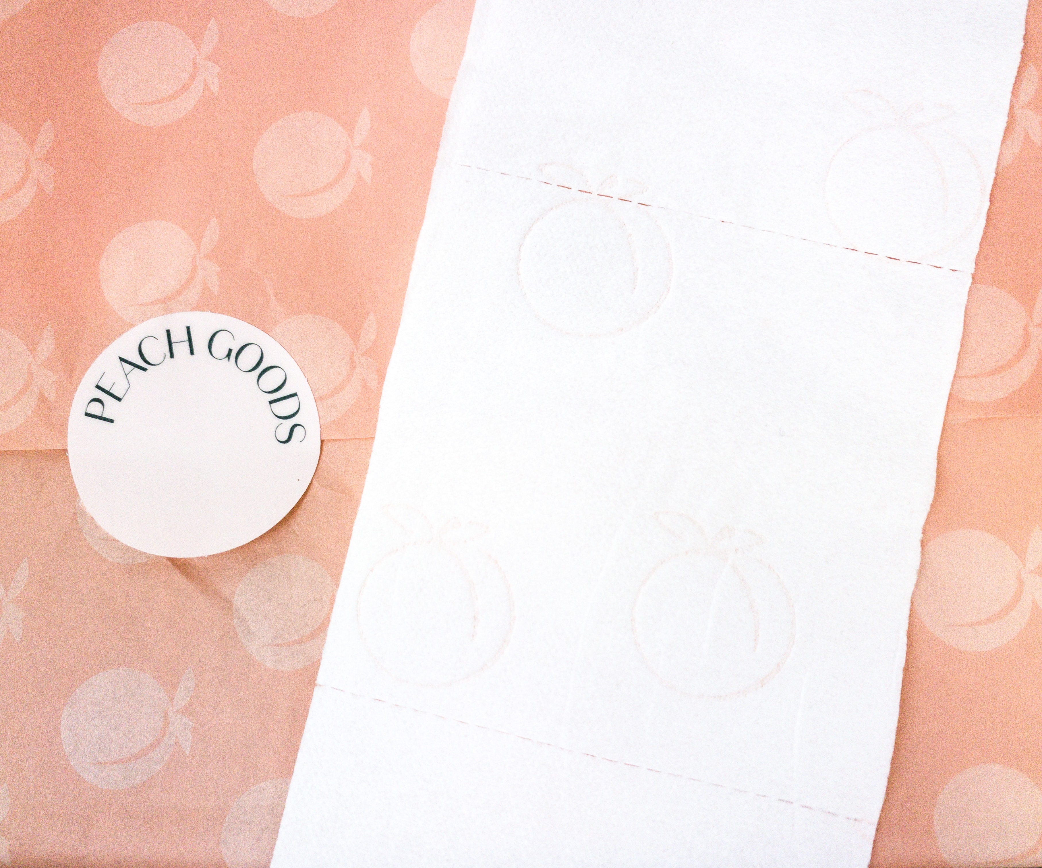 Peach Luxury Bath Tissue Subscription Box Review - hello subscription