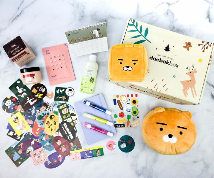 Daebak Box Winter 2019-2020 Subscription Box Review + Coupon - Hello ...
