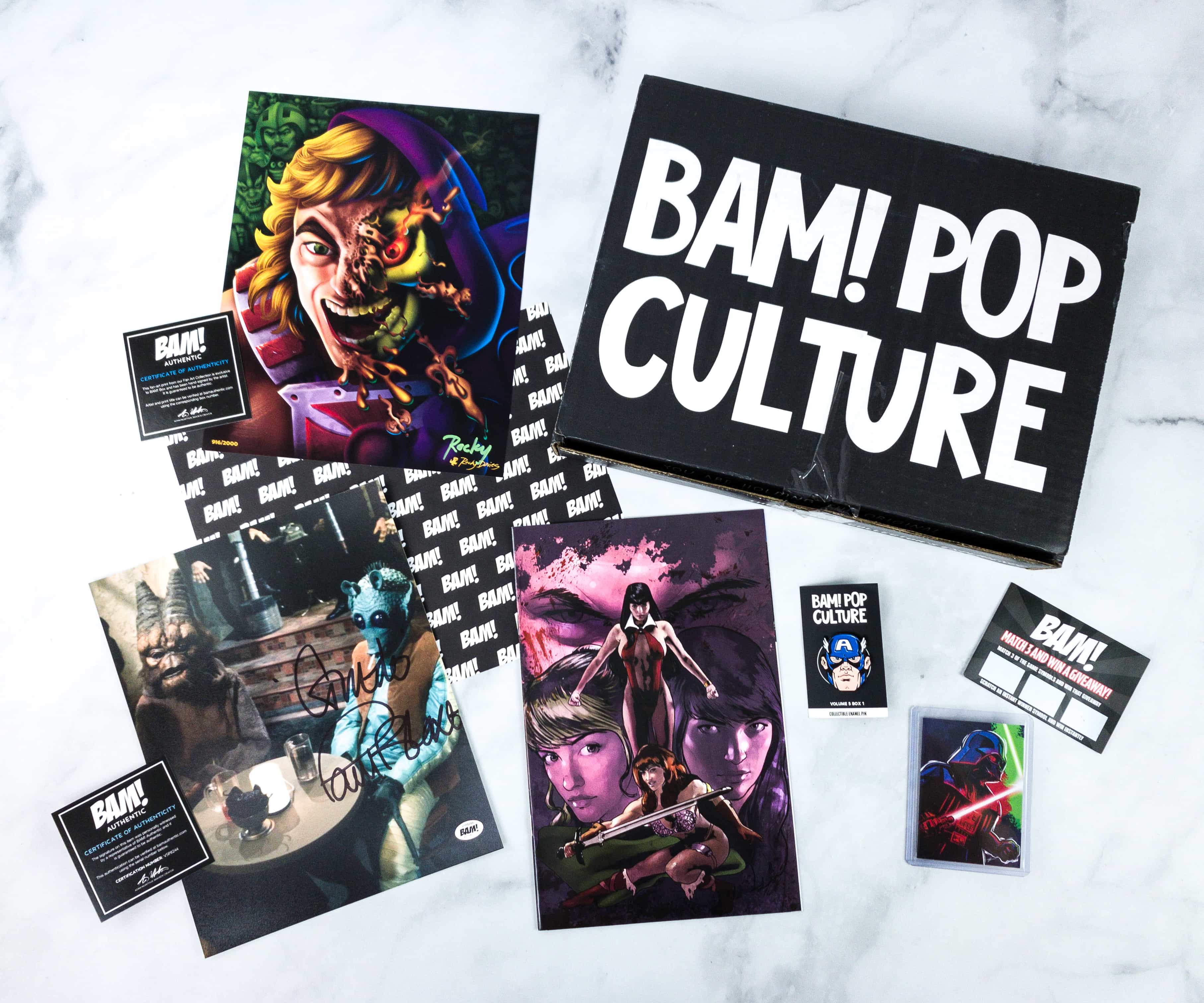 The BAM! POP CULTURE BOX January 2020 Subscription Box Review - Box #1 ...