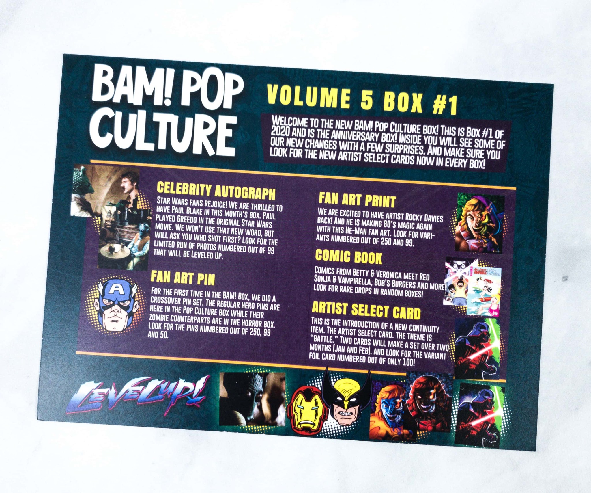 The BAM! POP CULTURE BOX January 2020 Subscription Box Review - Box #1 ...