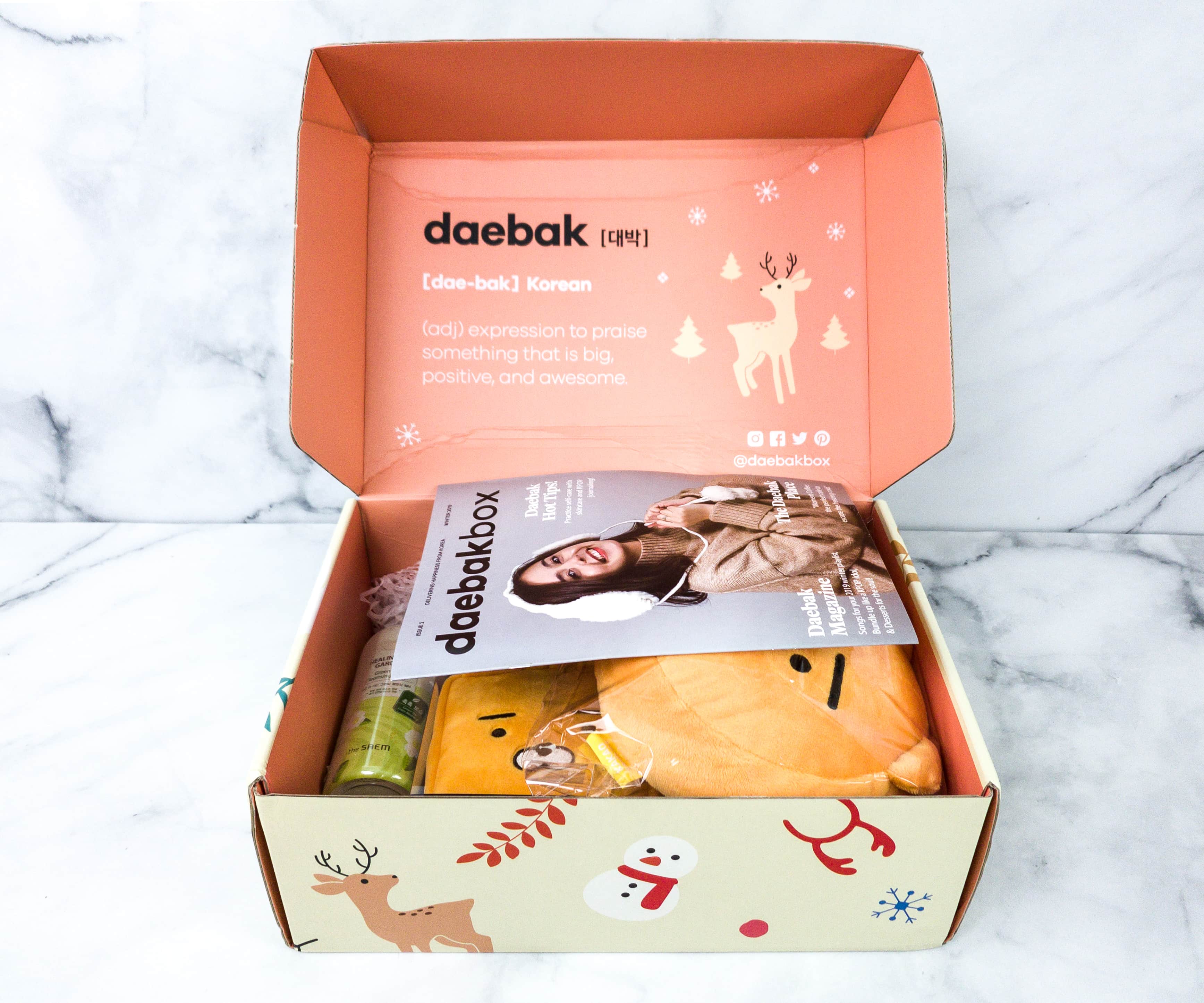 Daebak Box Winter 2019-2020 Subscription Box Review + Coupon - Hello ...