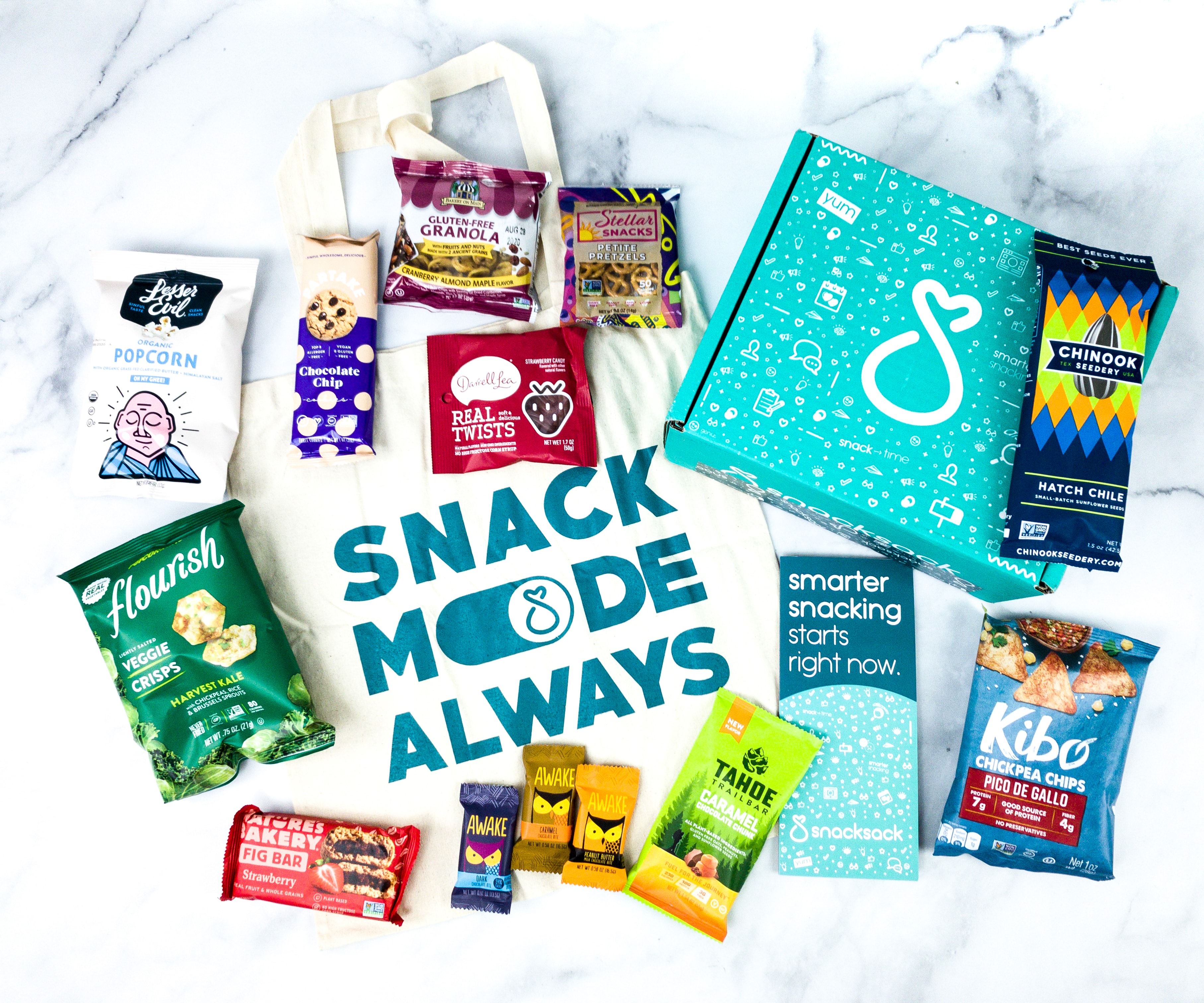 Snack Sack February 2020 Subscription Box Review - Hello Subscription