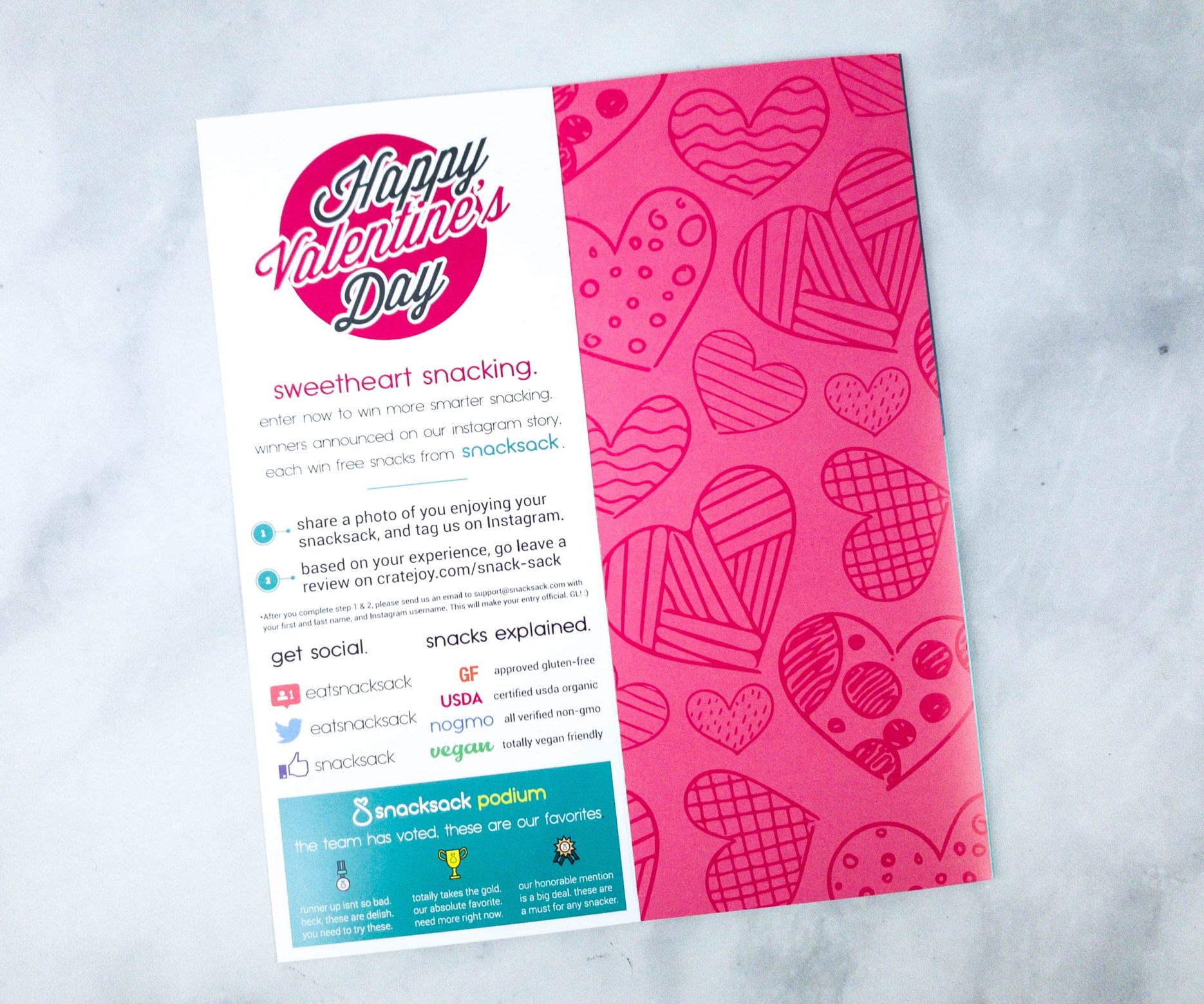 Snack Sack February 2020 Subscription Box Review - Hello Subscription