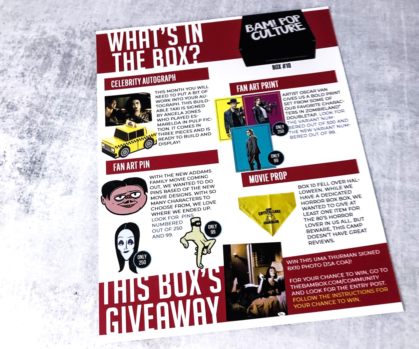 The BAM! POP CULTURE BOX October 2019 Subscription Box Review & Coupon ...