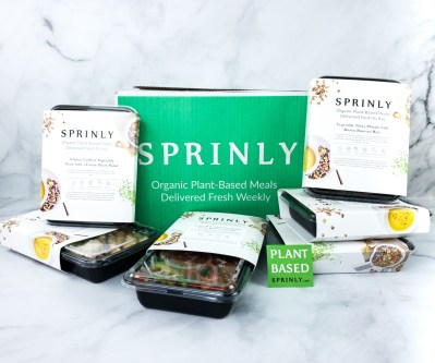 Sprinly - Review? Plant-Based Meal Subscription! - hello subscription