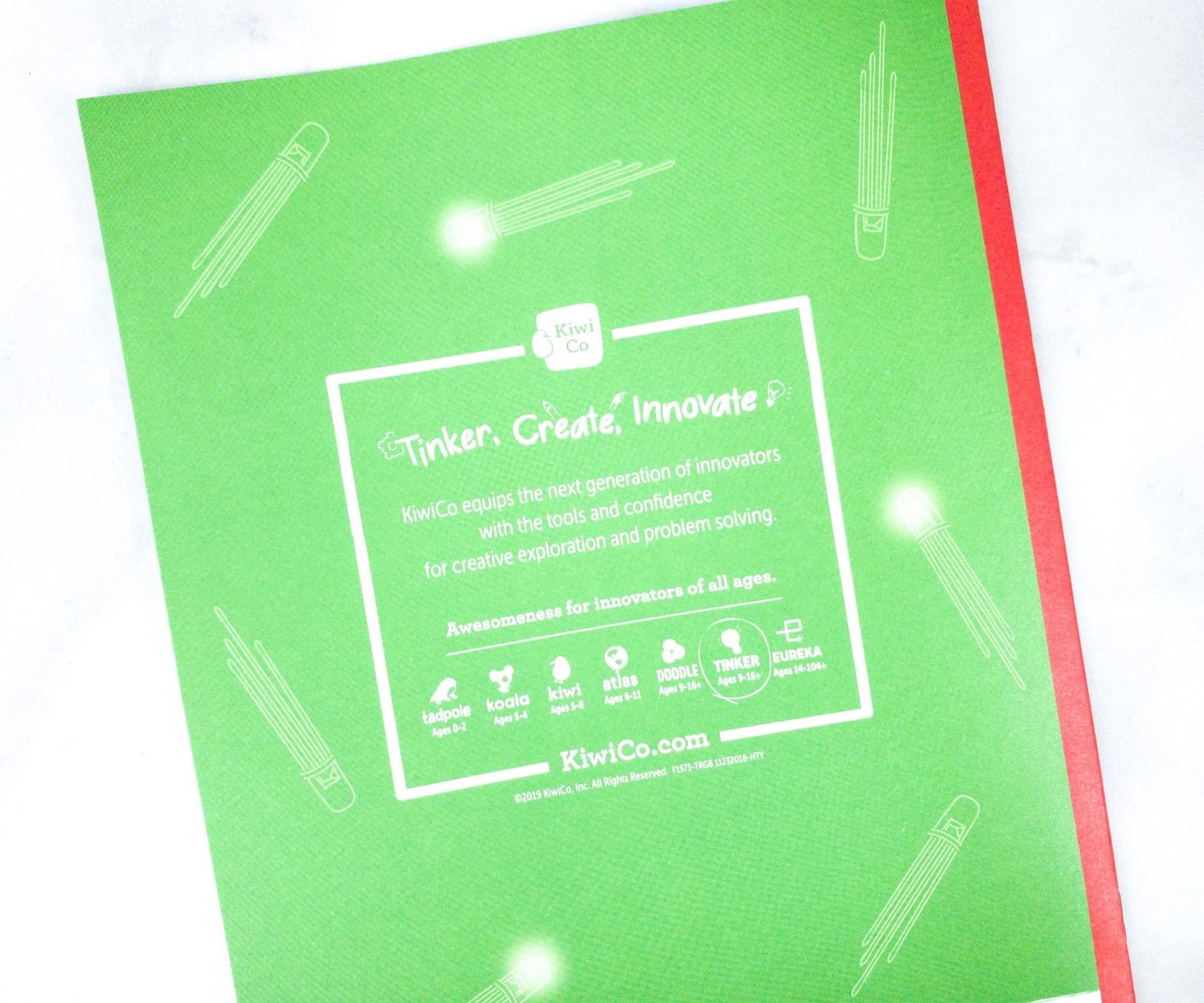 KiwiCo Tinker Crate Review & Coupon - LED CRYSTAL - Hello Subscription