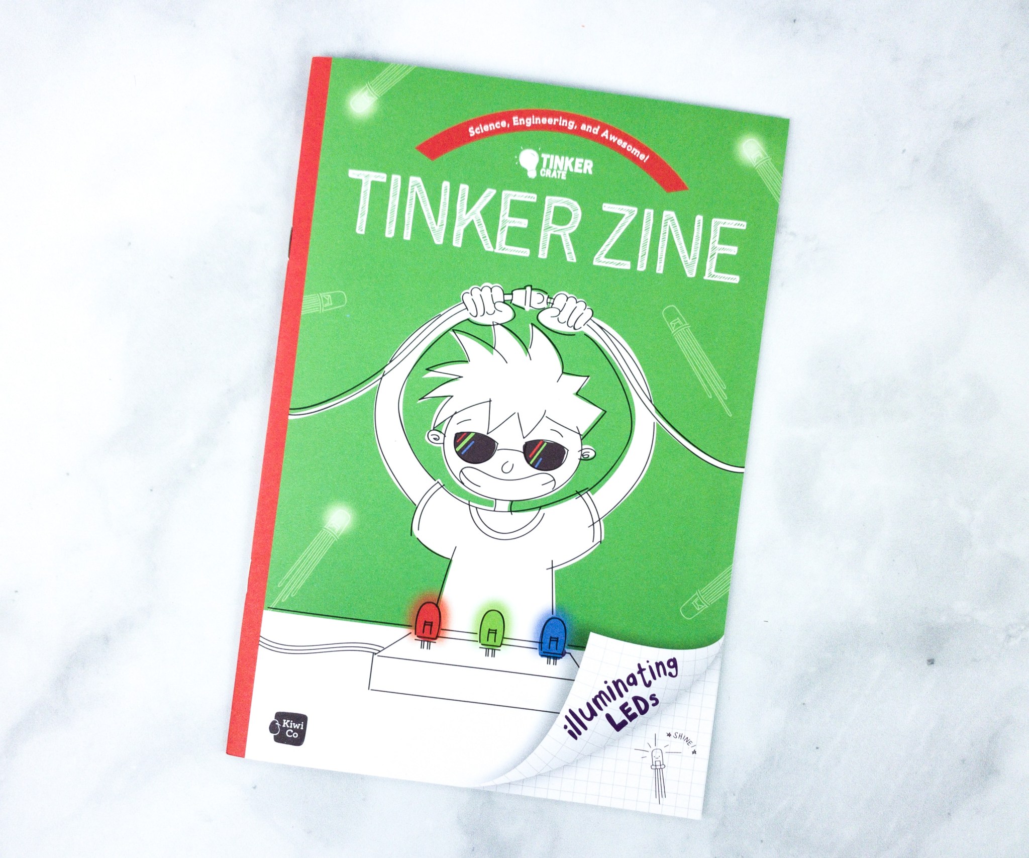 KiwiCo Tinker Crate Review & Coupon - LED CRYSTAL - Hello Subscription