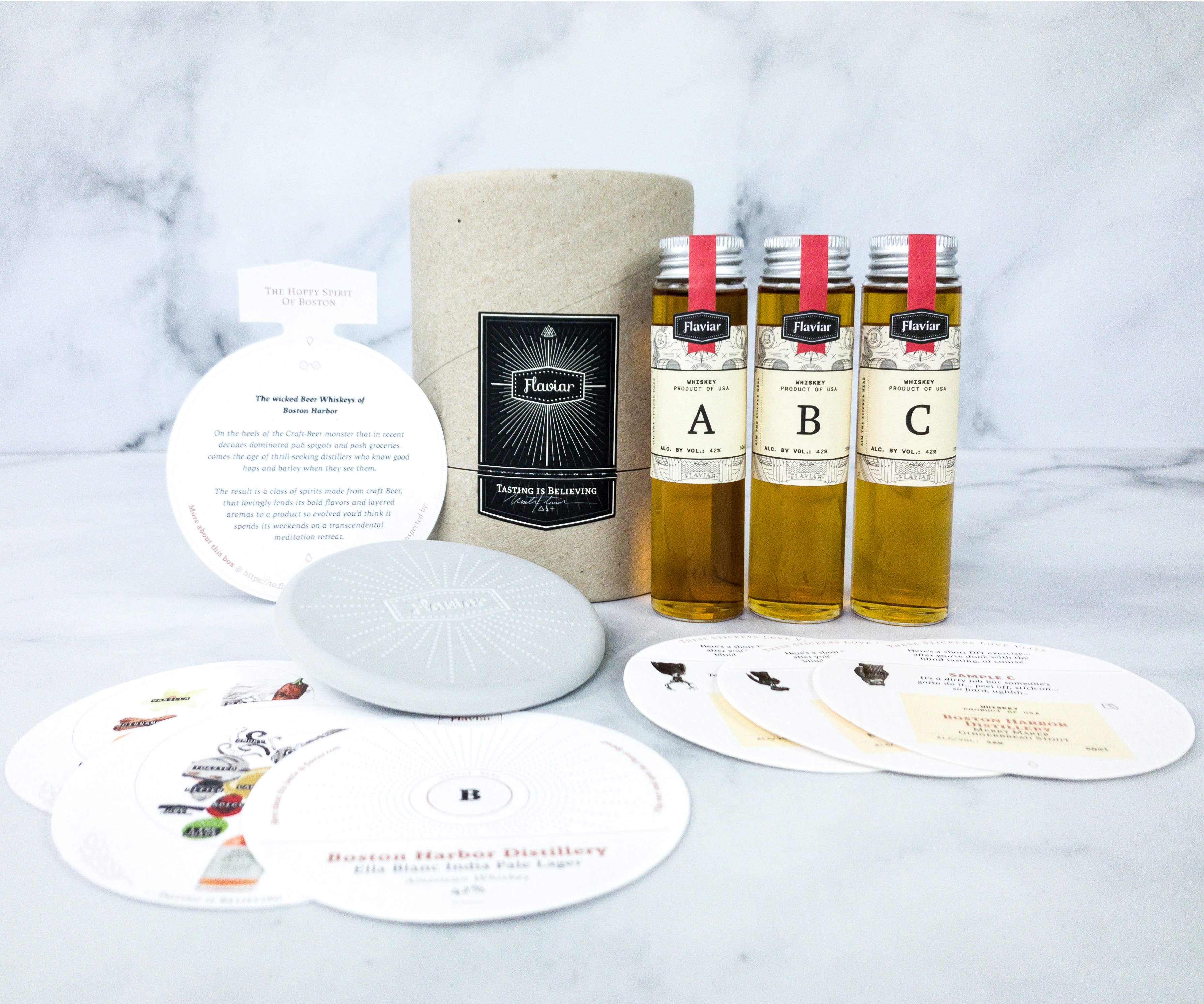 Flaviar Tasting Box Review & Coupon - THE HOPPY SPIRIT OF BOSTON ...