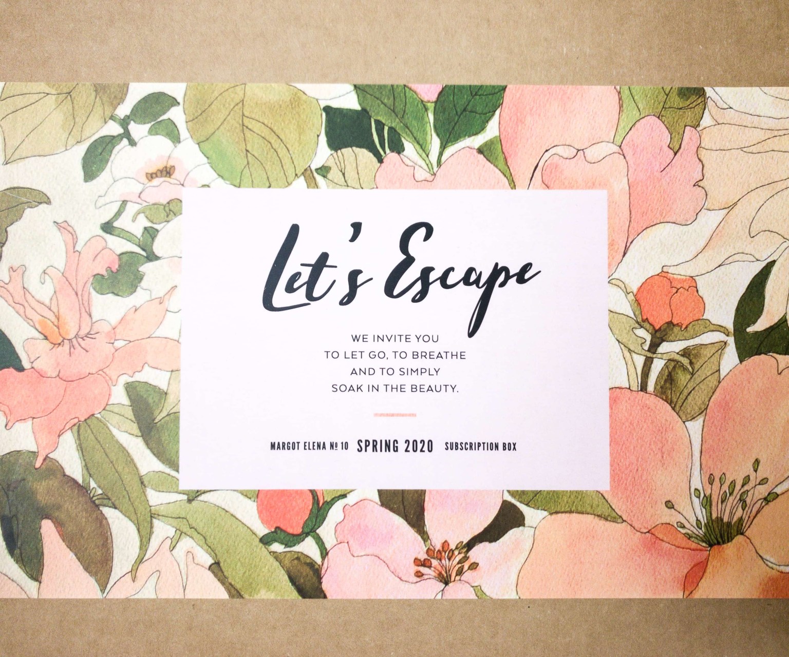 Margot Elena Spring 2020 Discovery Box Review - Hello Subscription