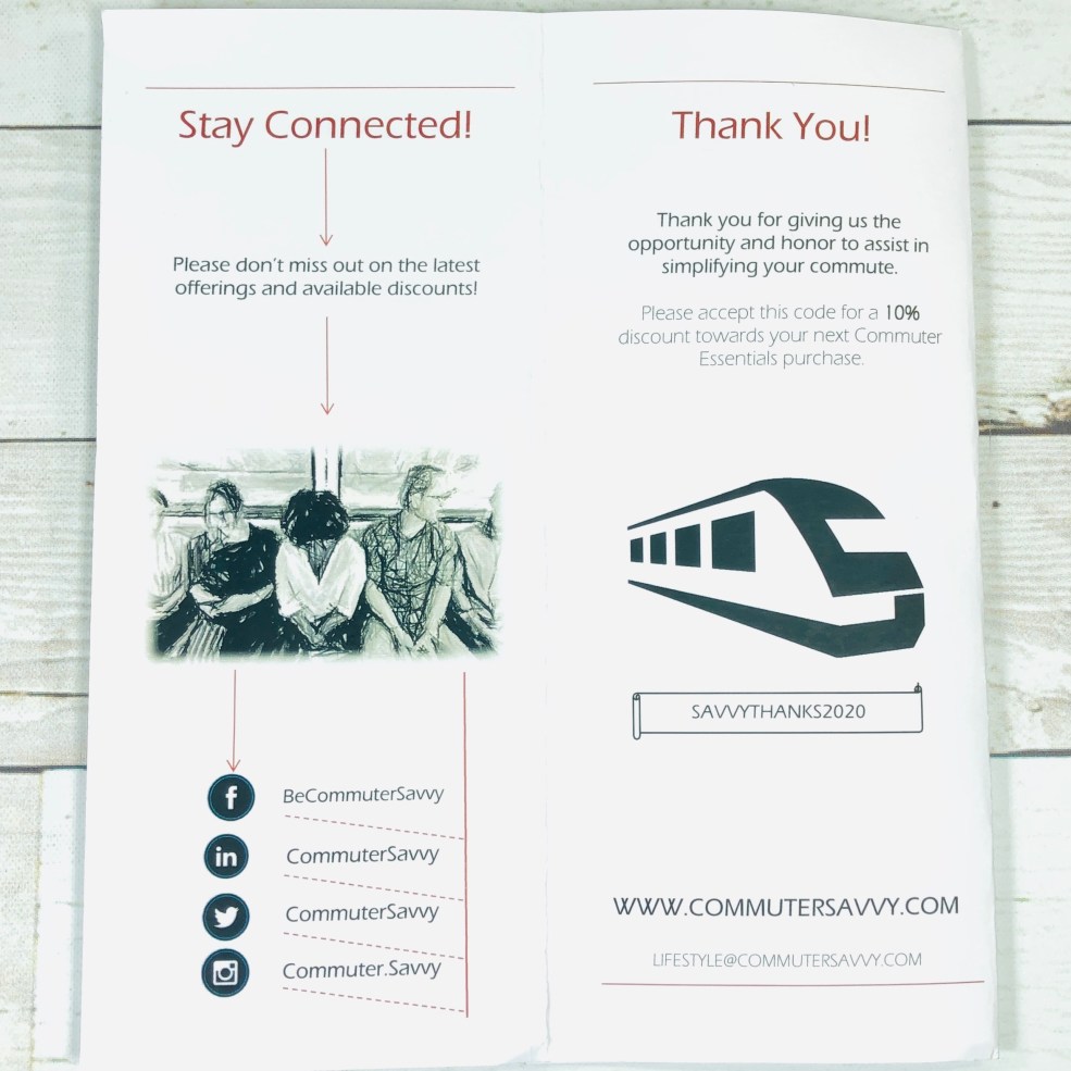 Commuter Savvy March 2020 Subscription Box Review + Coupon - hello subscription