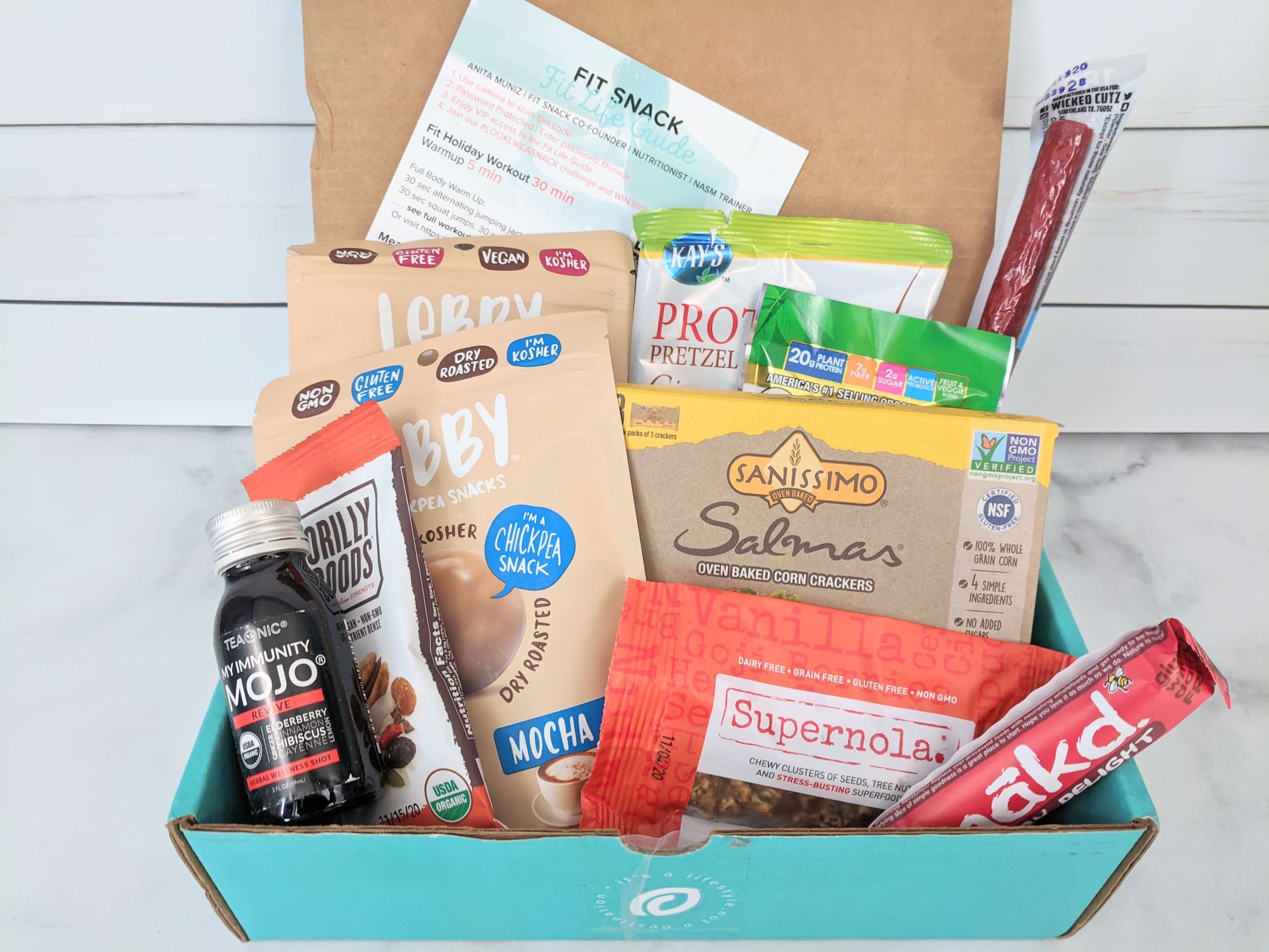 FitSnack January 2020 Subscription Box Review - Hello Subscription