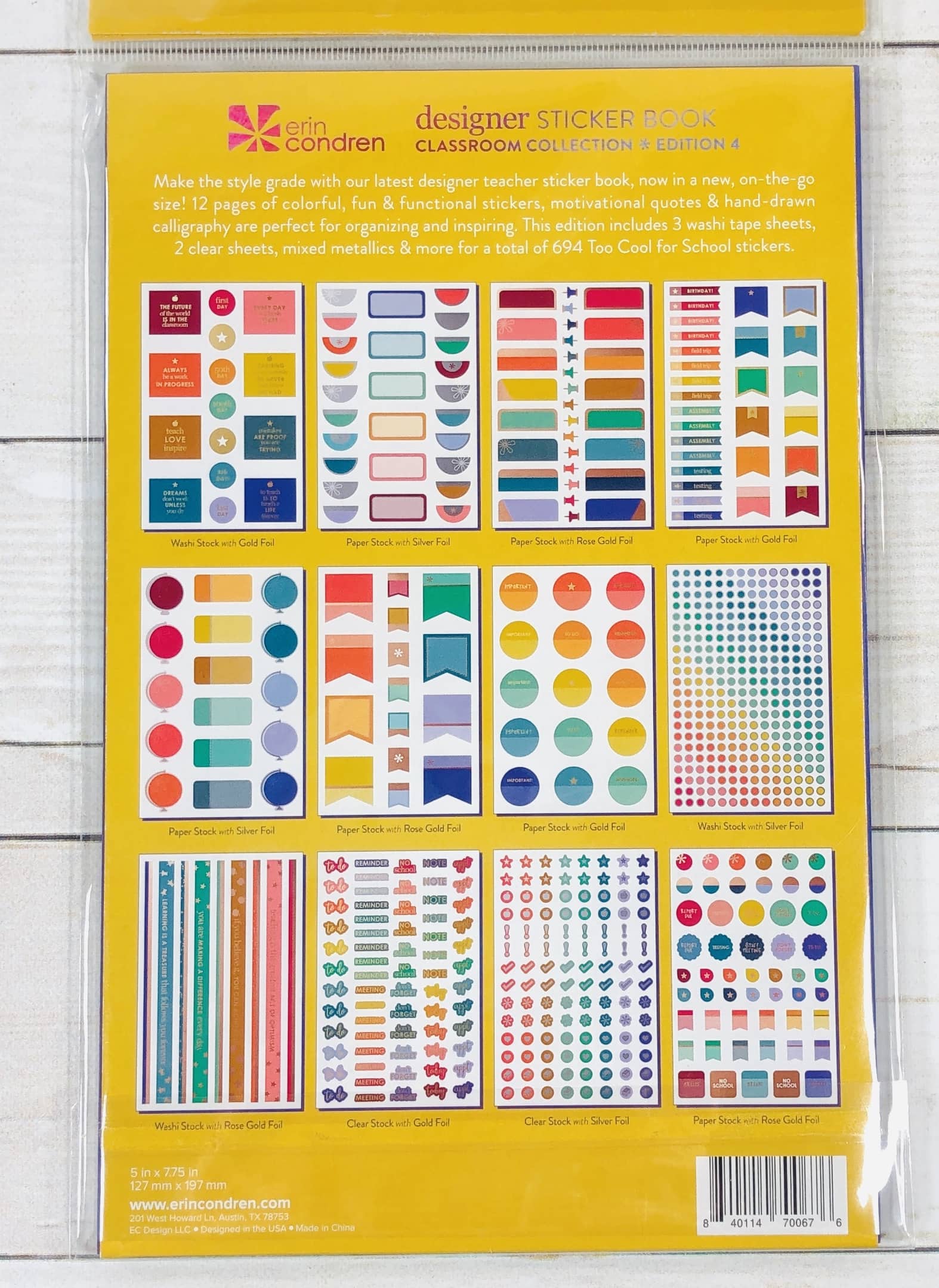 Erin Condren 2020-2021 Teacher Lesson Planner Review + Coupon - Hello ...
