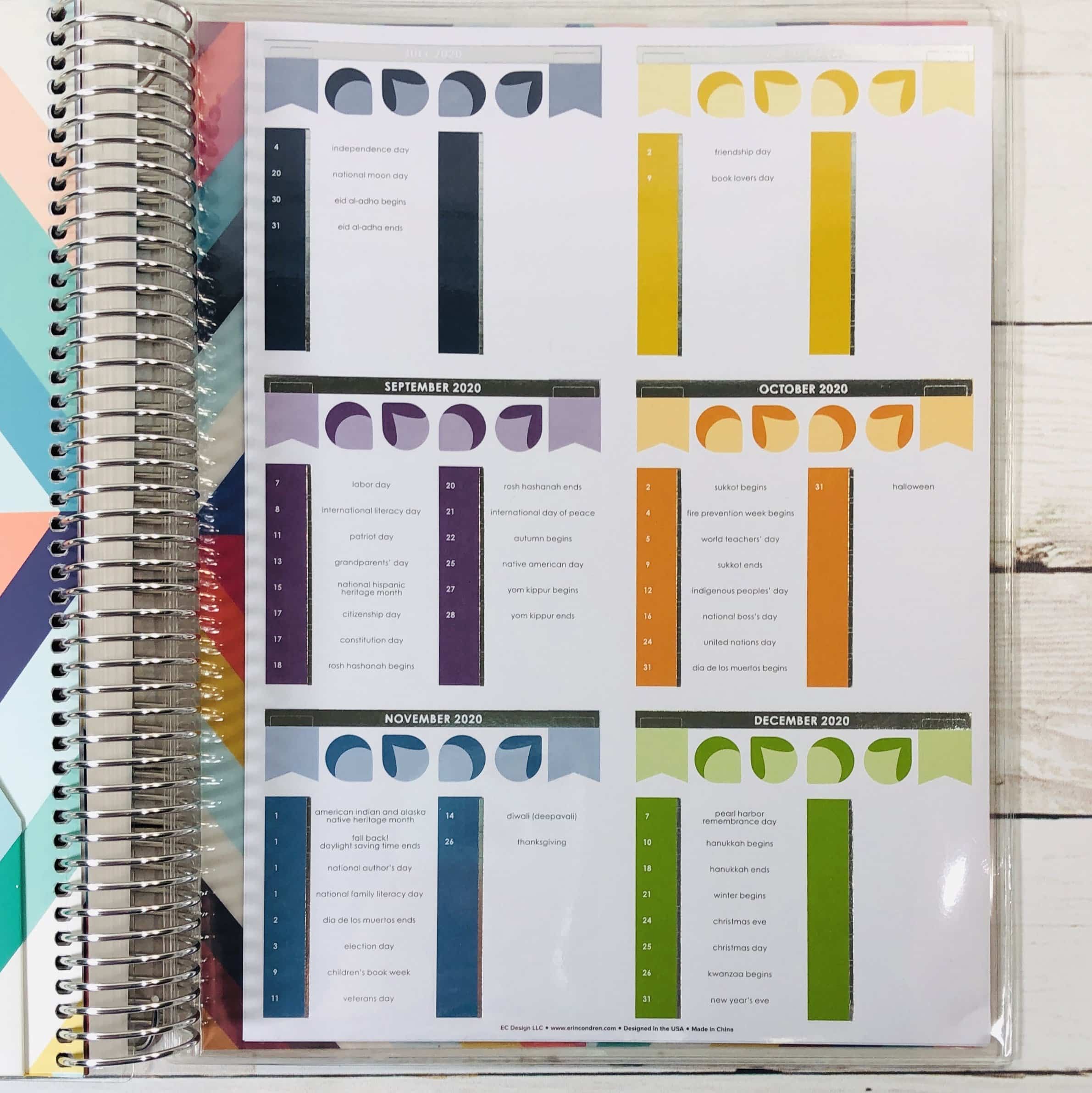 Erin Condren 2020-2021 Teacher Lesson Planner Review + Coupon - Hello ...