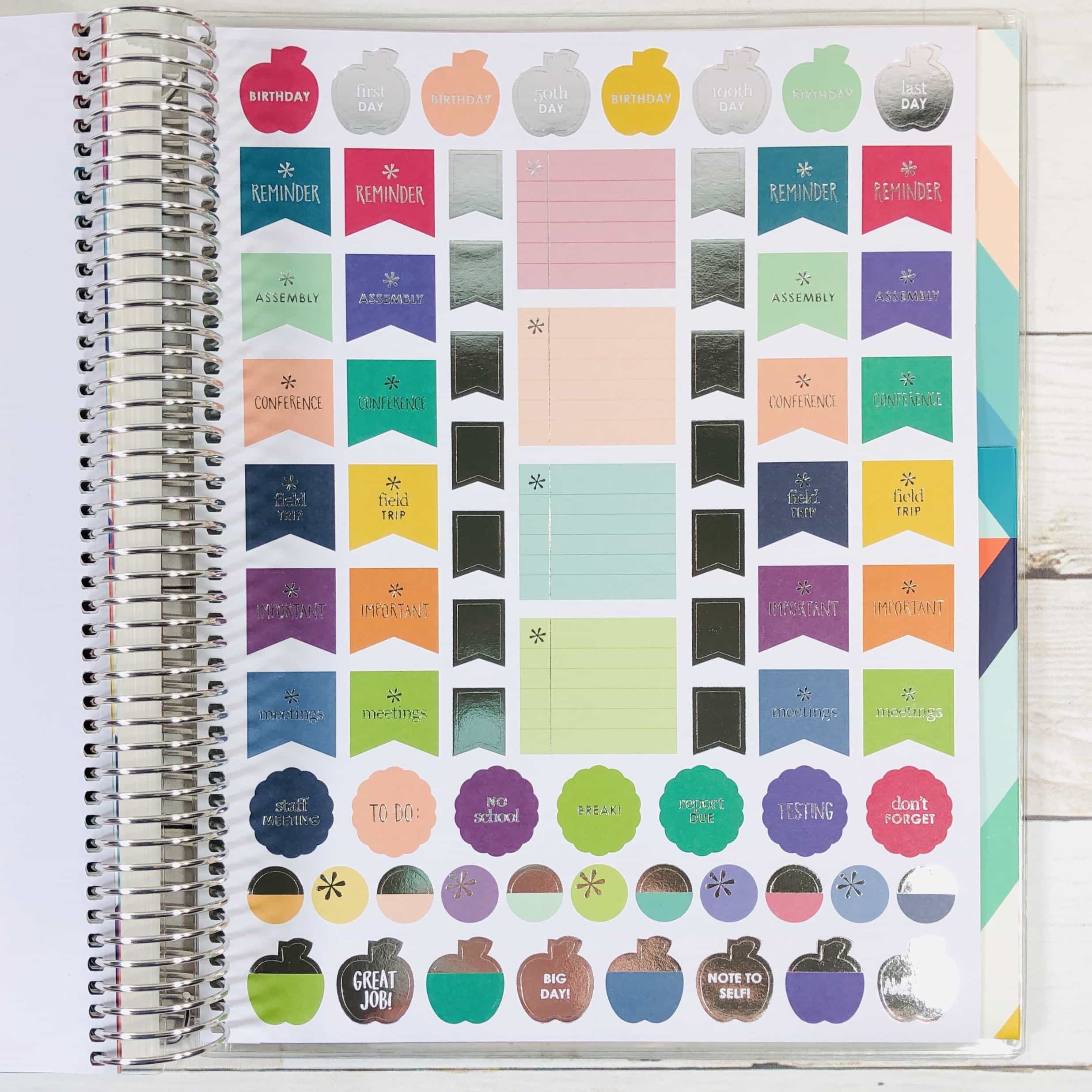 Erin Condren 2020-2021 Teacher Lesson Planner Review + Coupon - Hello ...