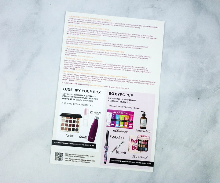 BOXYCHARM Premium April 2020 Review + Coupon - Hello Subscription