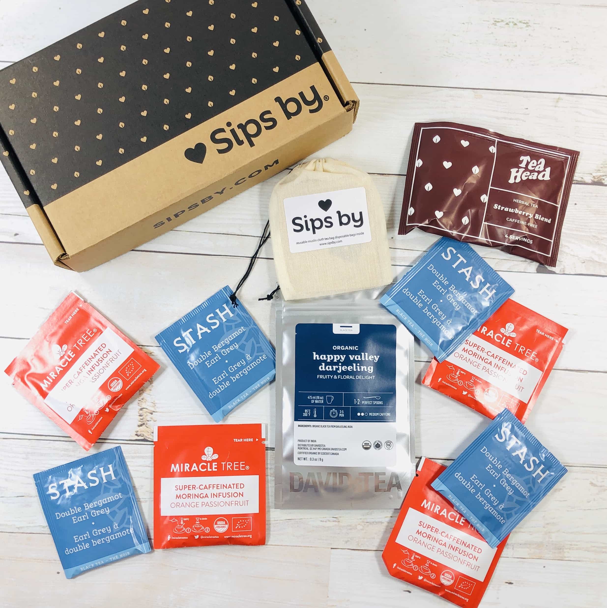 Sips by Tea April 2020 Subscription Box Review + Coupon - Hello ...
