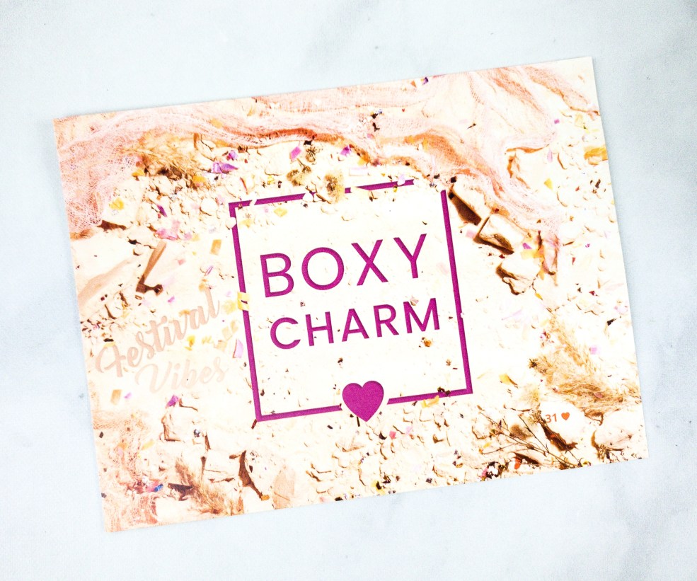 BOXYCHARM April 2020 Review + Coupon - Variation #2 - hello subscription