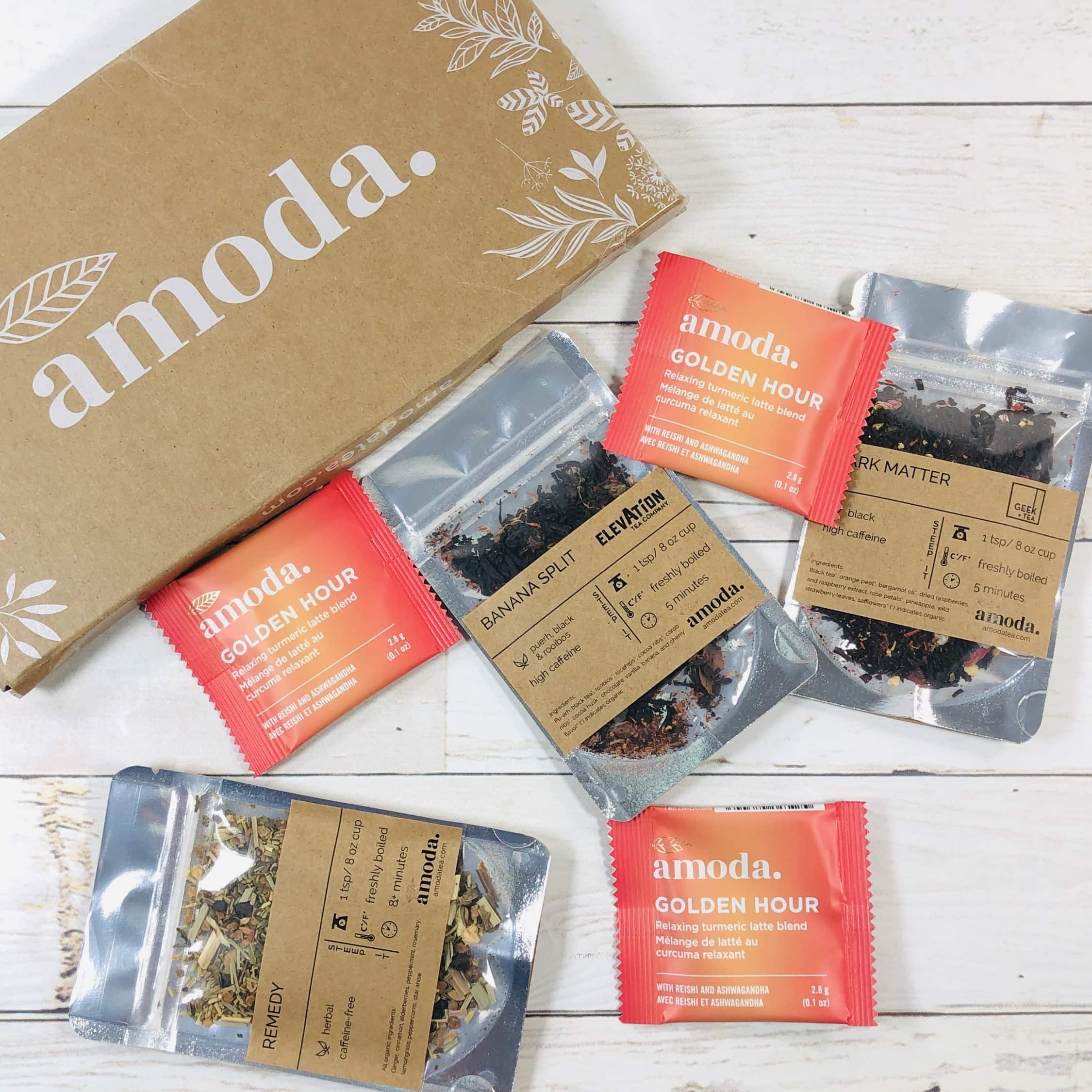 Amoda Tea April 2020 Subscription Box Review + Coupon! - Hello Subscription