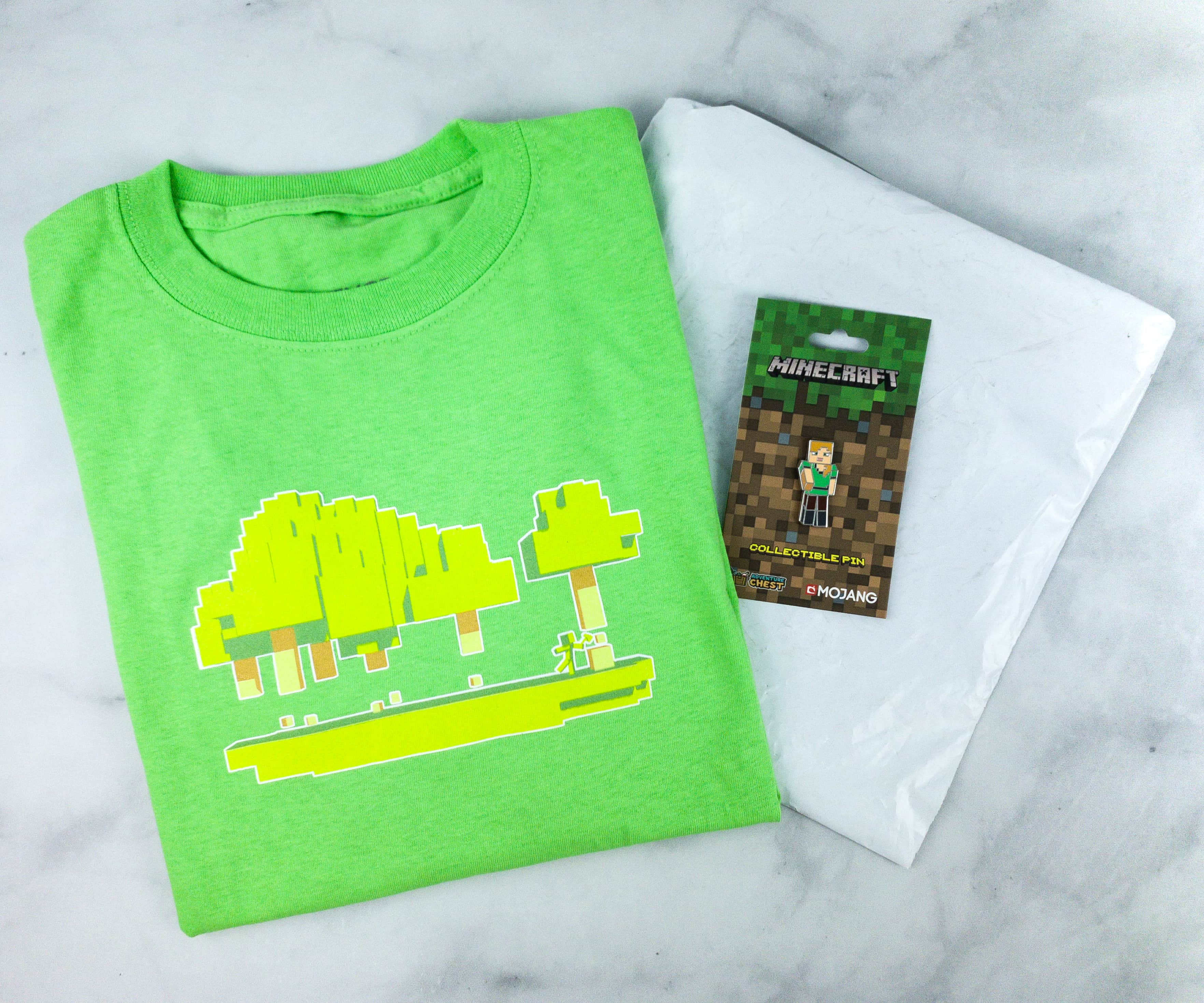 Minecraft T-Shirt Club April 2020 Subscription Box Review + Coupon ...