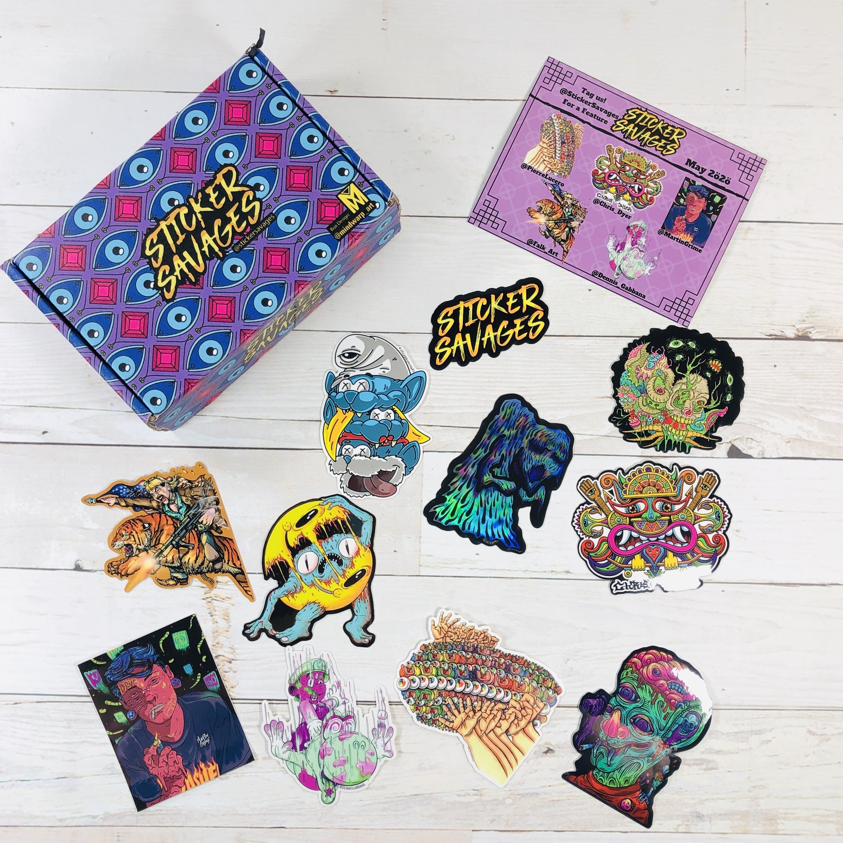 Sticker Savages May 2020 Subscription Box Review + Coupon - Hello ...