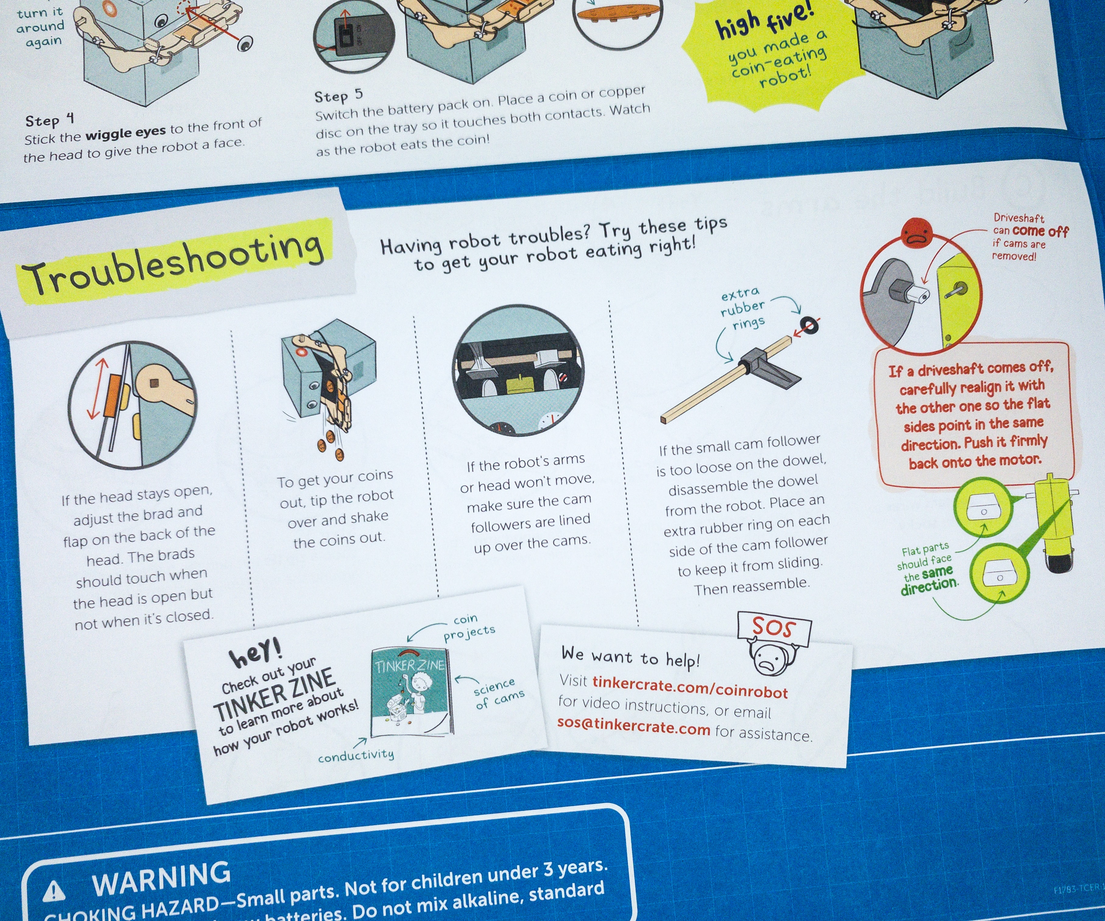 KiwiCo Tinker Crate Review & Coupon - COIN-EATING ROBOT - hello ...