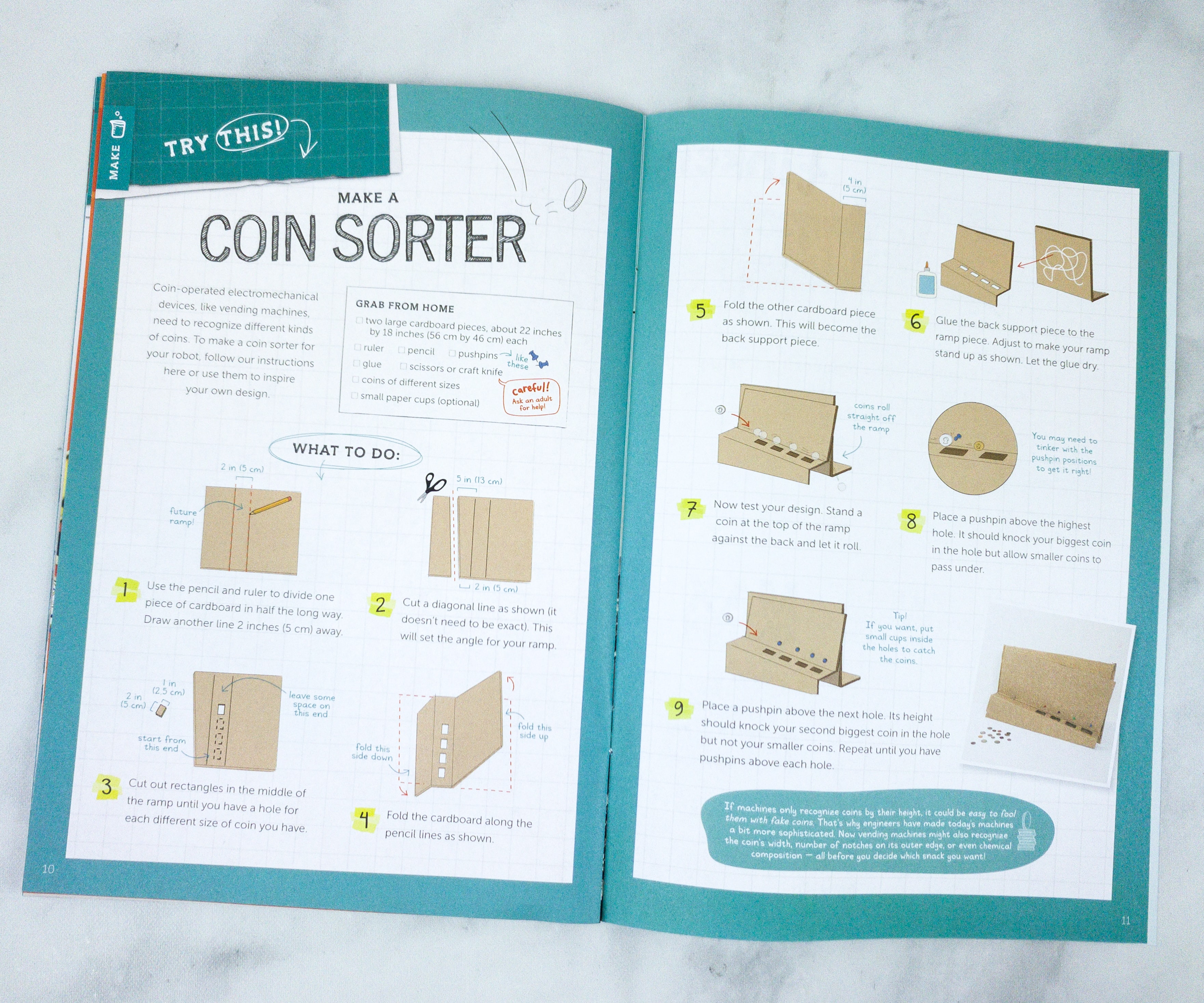 KiwiCo Tinker Crate Review & Coupon - COIN-EATING ROBOT - hello ...