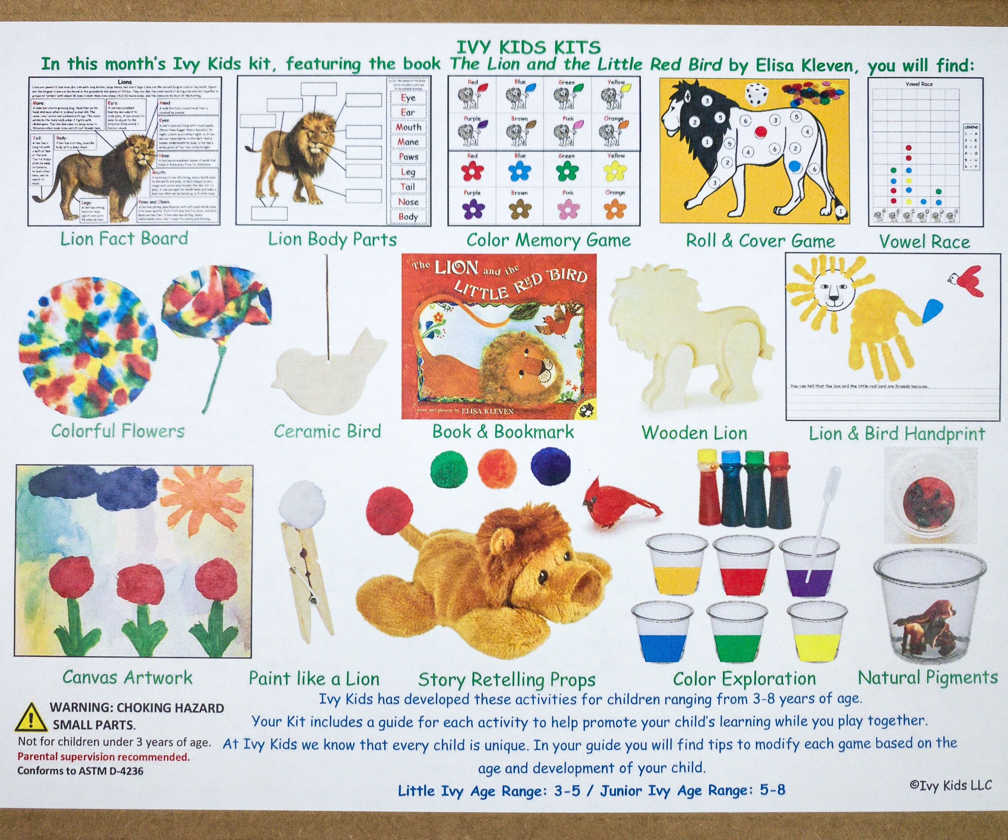 Ivy Kids Subscription Box Review + Coupon - The Lion & The Little Red ...