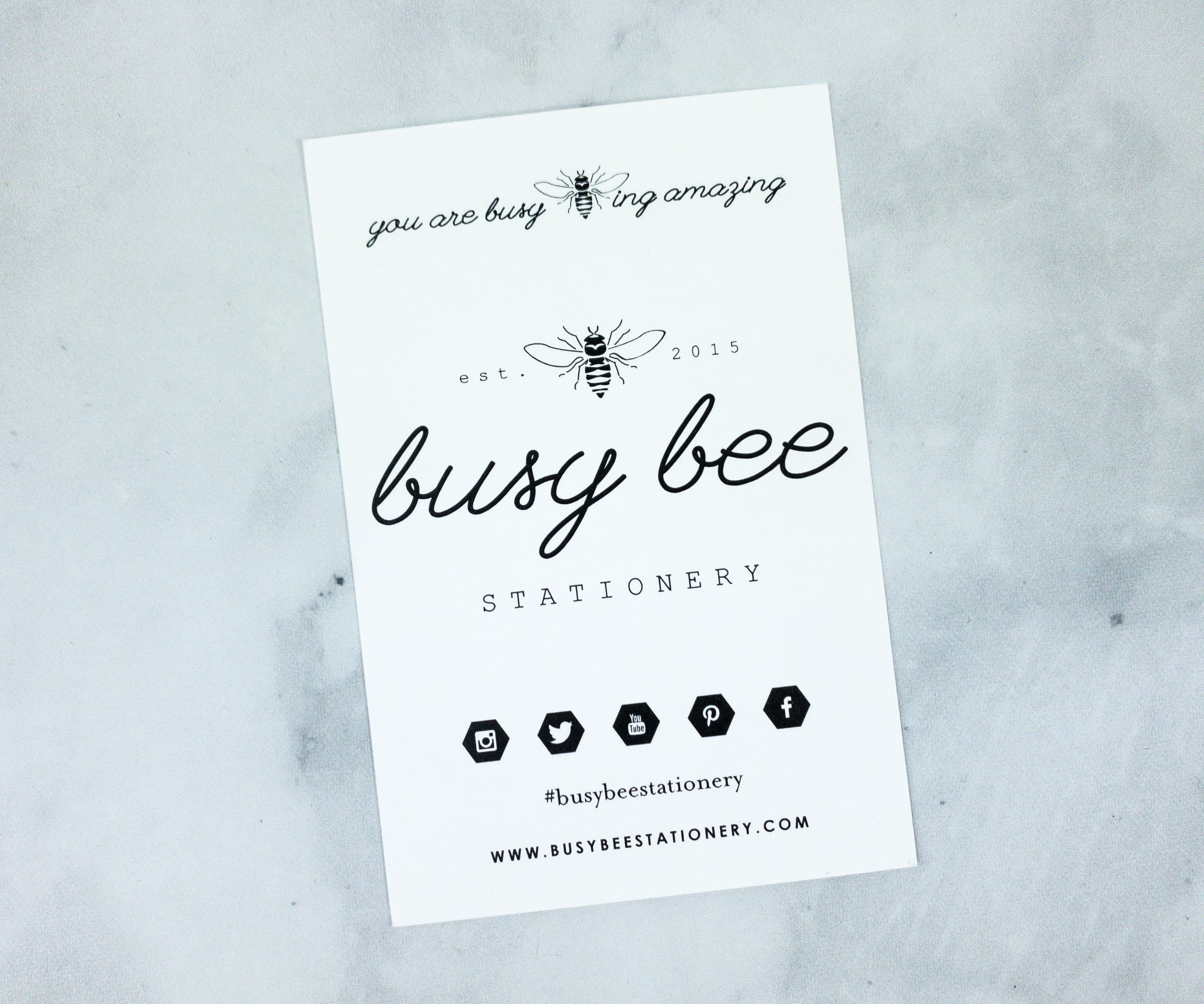 Busy Bee Stationery May 2020 Subscription Box Review - hello subscription