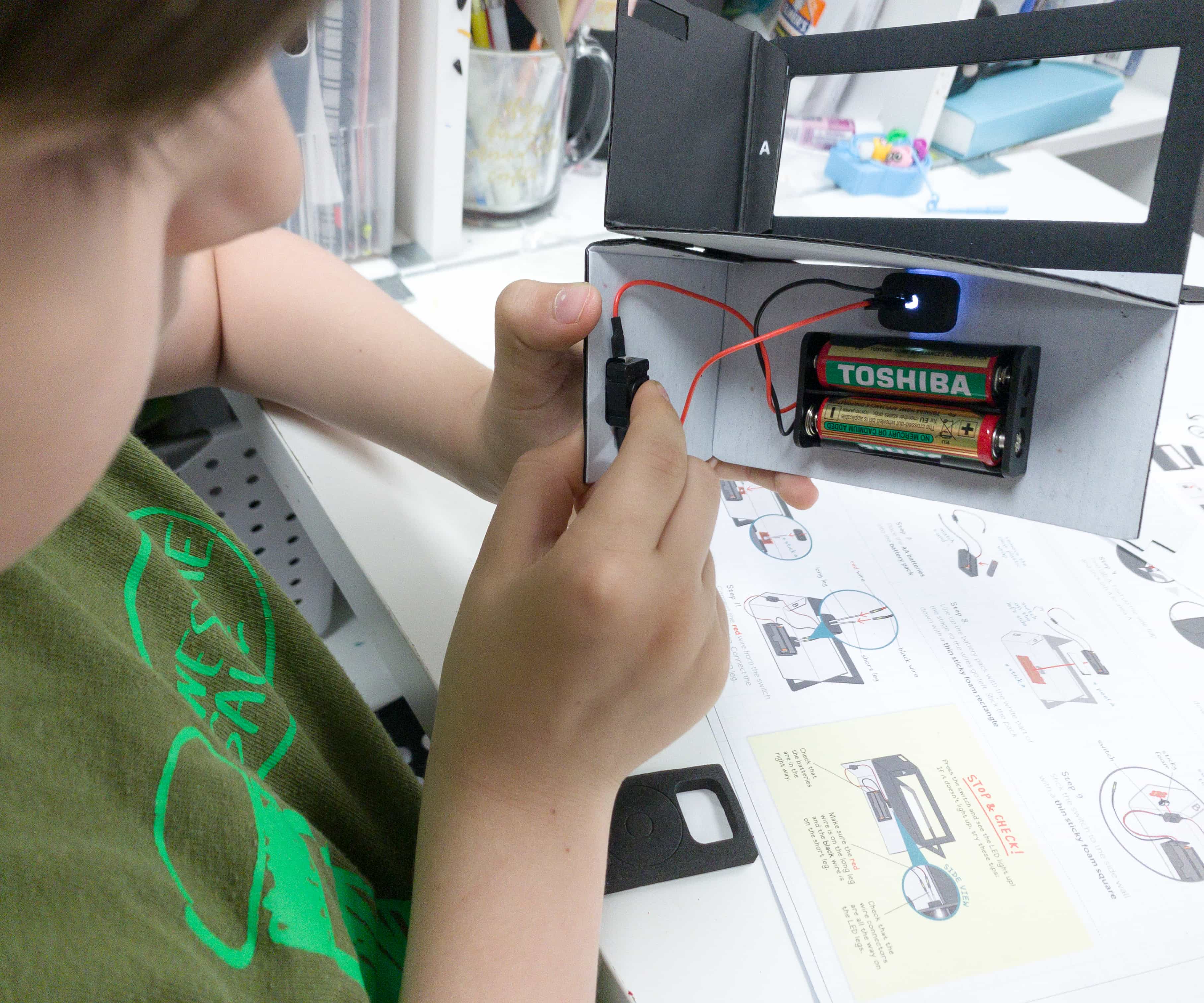 KiwiCo Tinker Crate Review & Coupon - PHANTOM PROJECTOR - hello ...