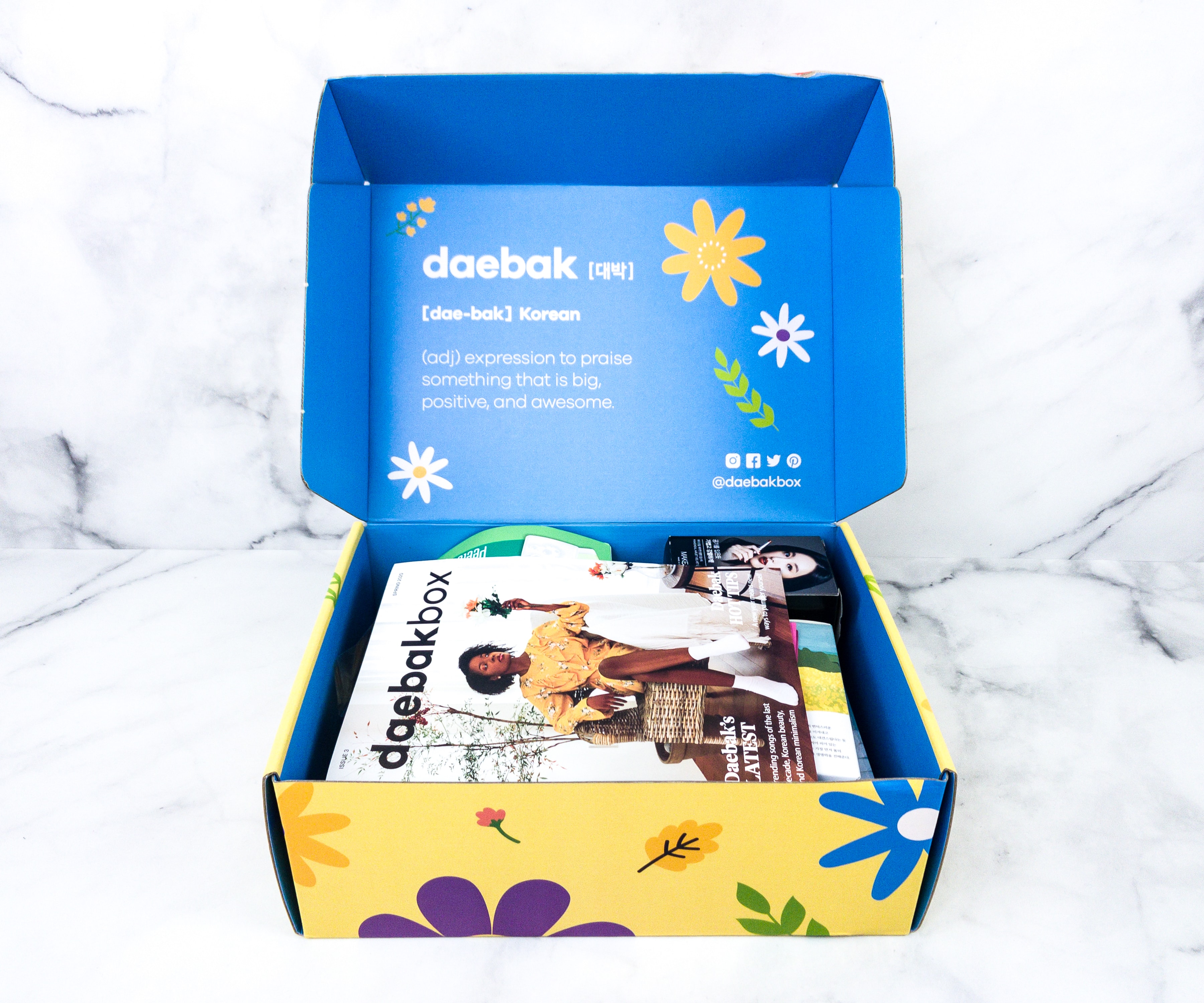 Daebak Box Spring 2020 Subscription Box Review + Coupon - Hello ...