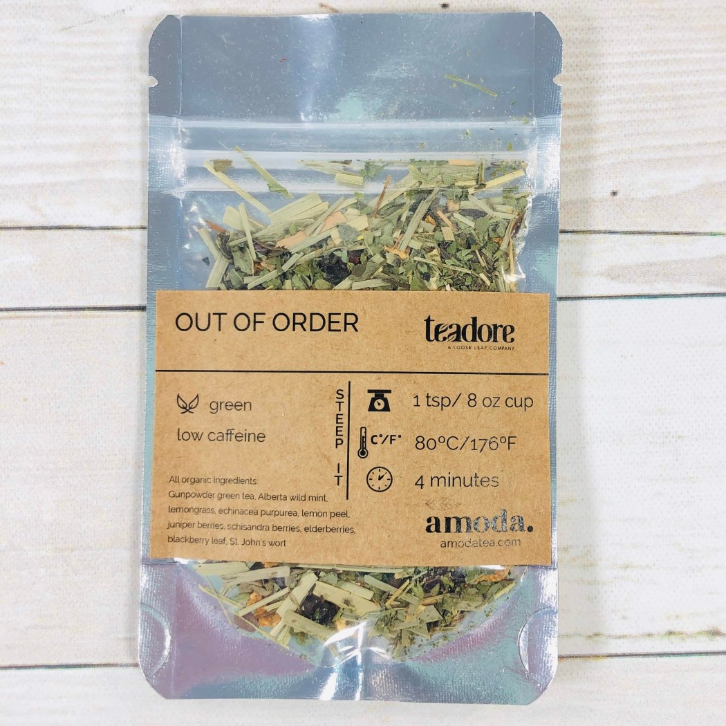 Amoda Tea May 2020 Subscription Box Review + Coupon! - hello subscription