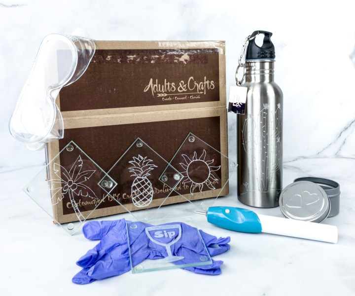 Adults & Crafts Subscription Box Review + Coupon - ENGRAVING KIT ...
