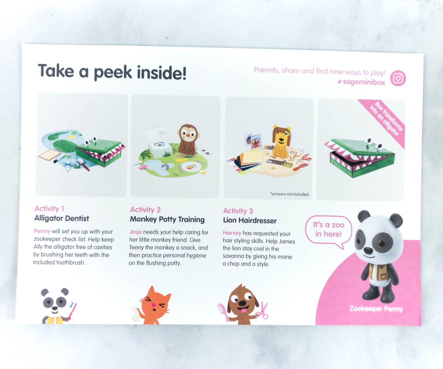 Sago Mini Box May 2020 Subscription Box Review + Coupon - Zoo! - Hello ...