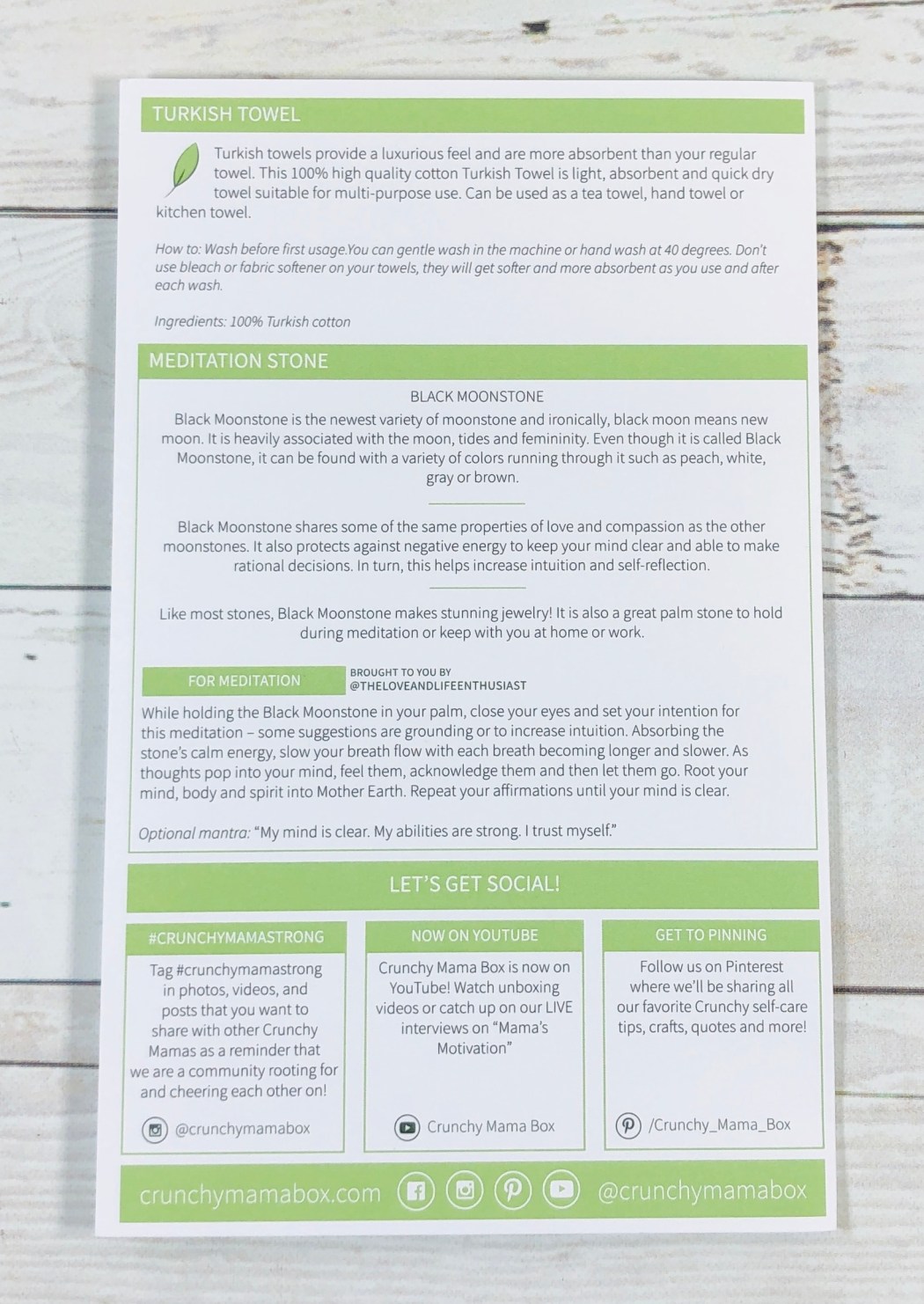 Crunchy Mama June 2020 Subscription Box Review - Hello Subscription