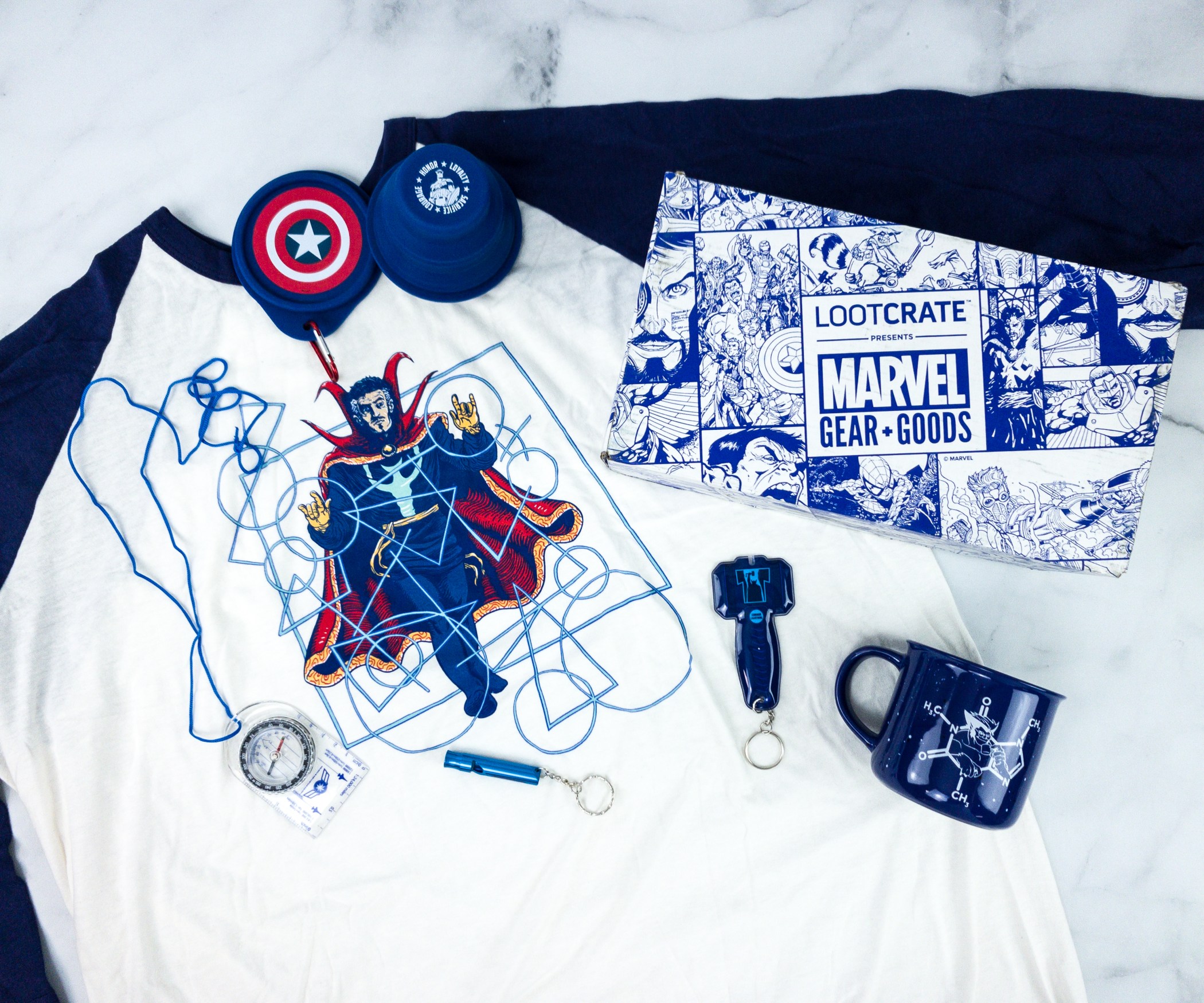 Marvel Gear + Goods March 2020 Subscription Box Review + Coupon! - BLUE ...