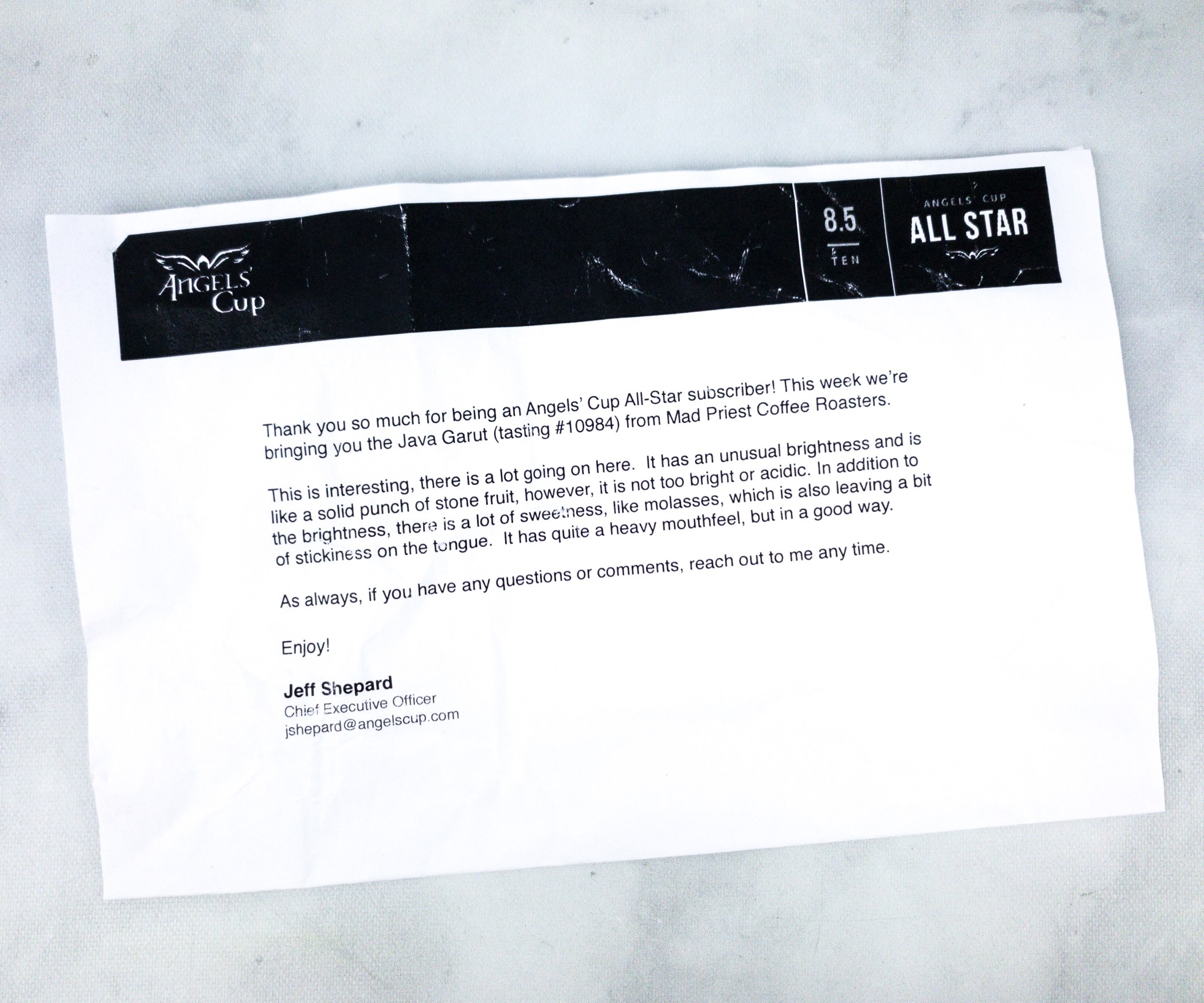 Angels' Cup Subscription Review & Coupon - July 2020 - Hello Subscription