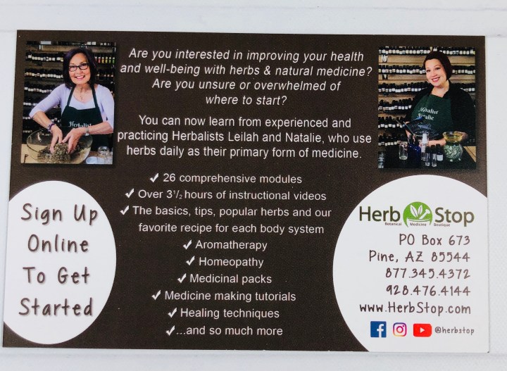 Herb Stop AromaBox Subscription Review & Coupon - June 2020 - Hello ...