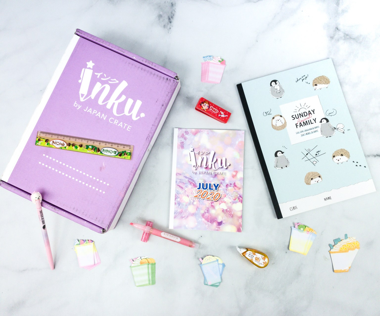 Inku Crate by Japan Crate July 2020 Subscription Box Review + Coupon ...