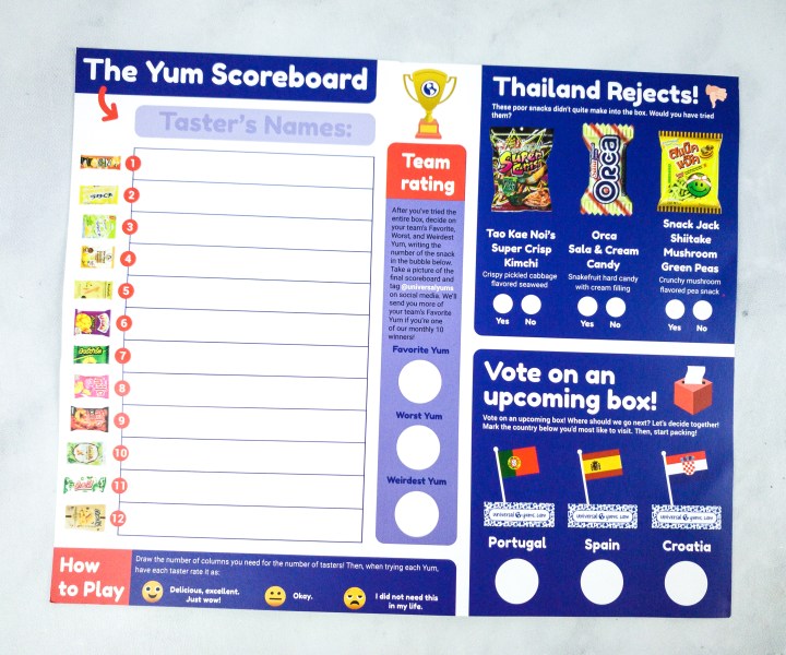 Universal Yums Subscription Box Review + Coupon - THAILAND - Hello ...