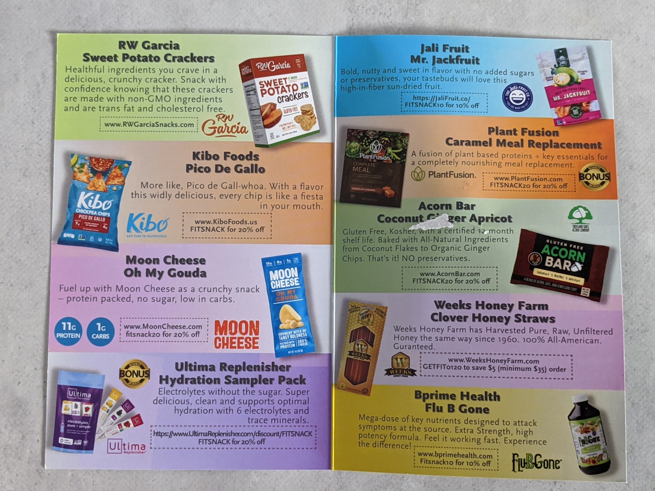 FitSnack July 2020 Subscription Box Review - Hello Subscription