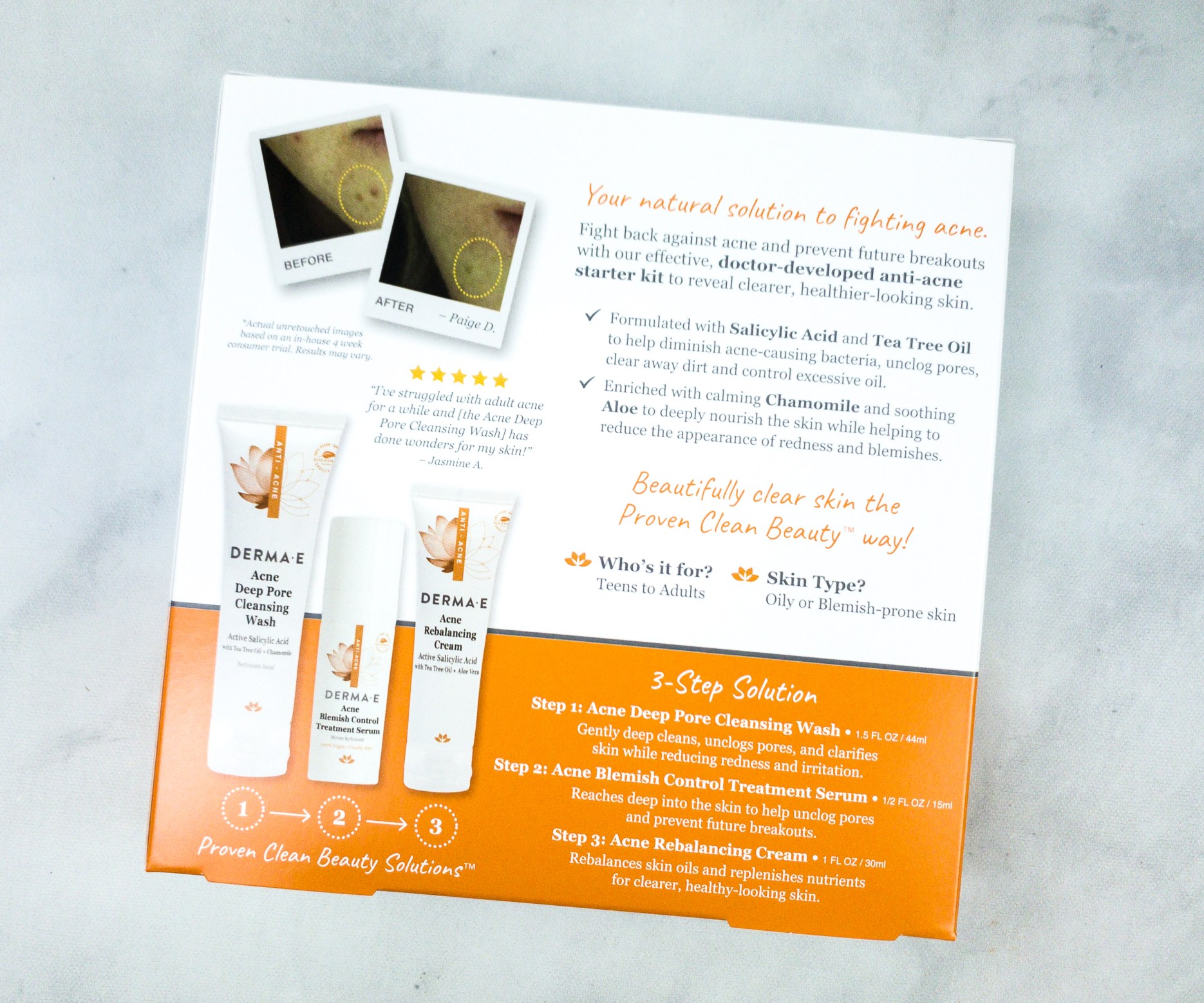 Derma-E ANTI ACNE SET Review - Hello Subscription