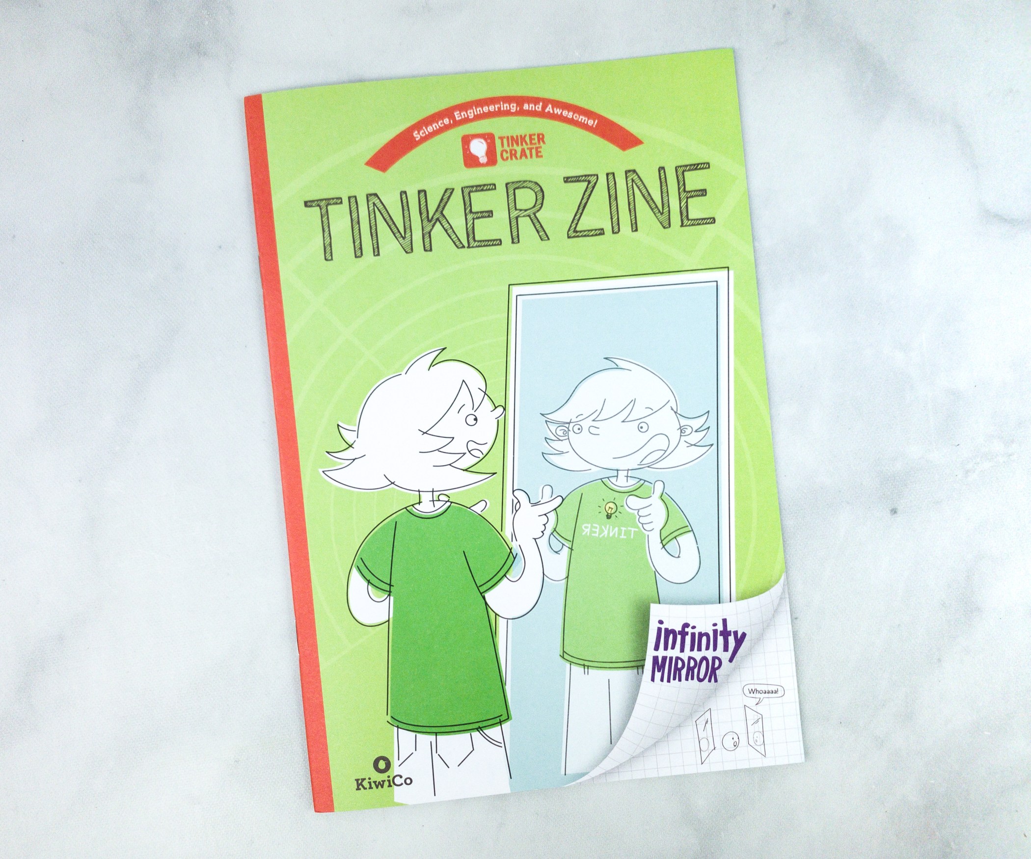 KiwiCo Tinker Crate Review & Coupon - INFINITY MIRROR - Hello Subscription