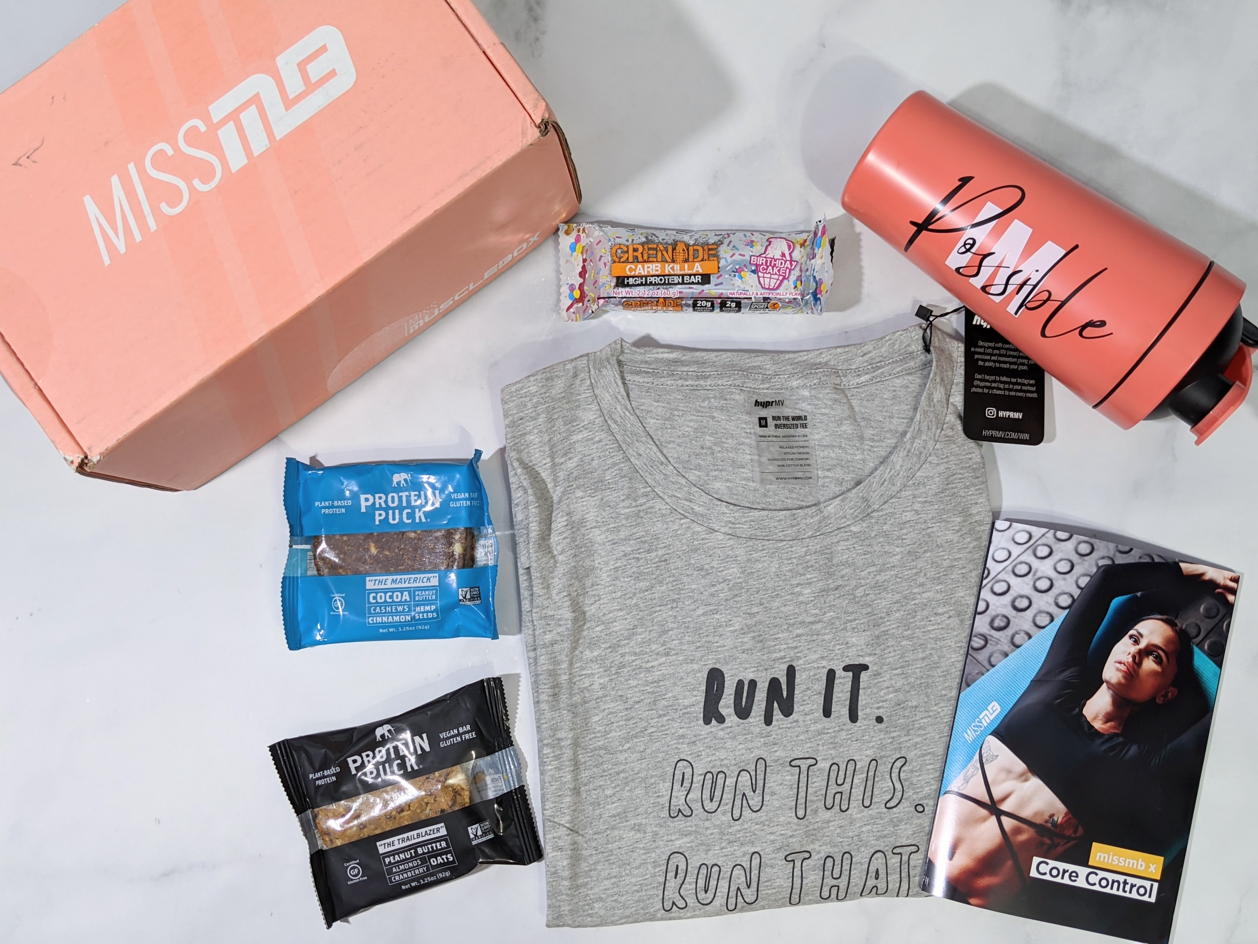 Miss MuscleBox Subscription Box Review + Coupon - August 2020 - Hello ...
