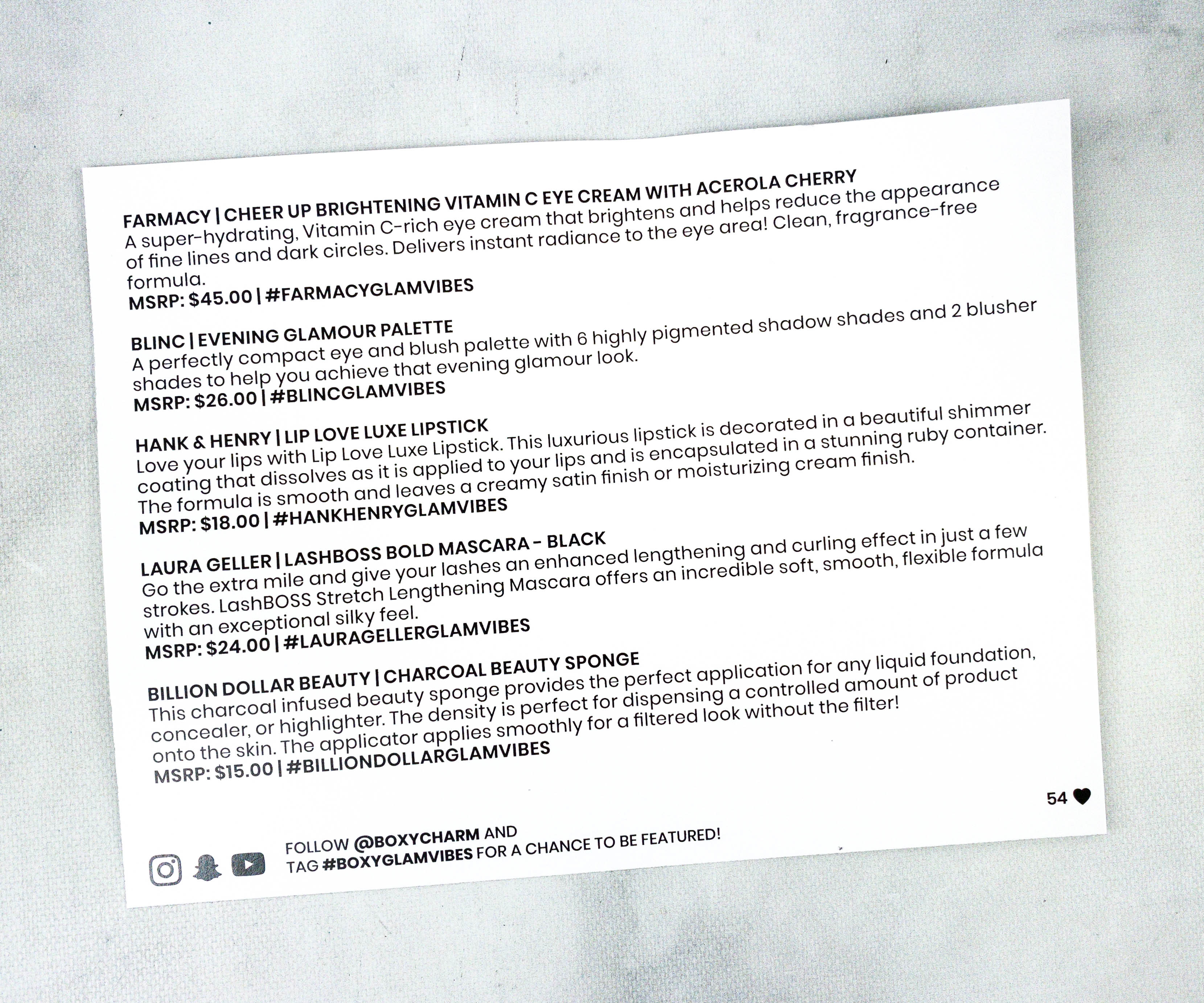 BOXYCHARM September 2020 Review - Hello Subscription