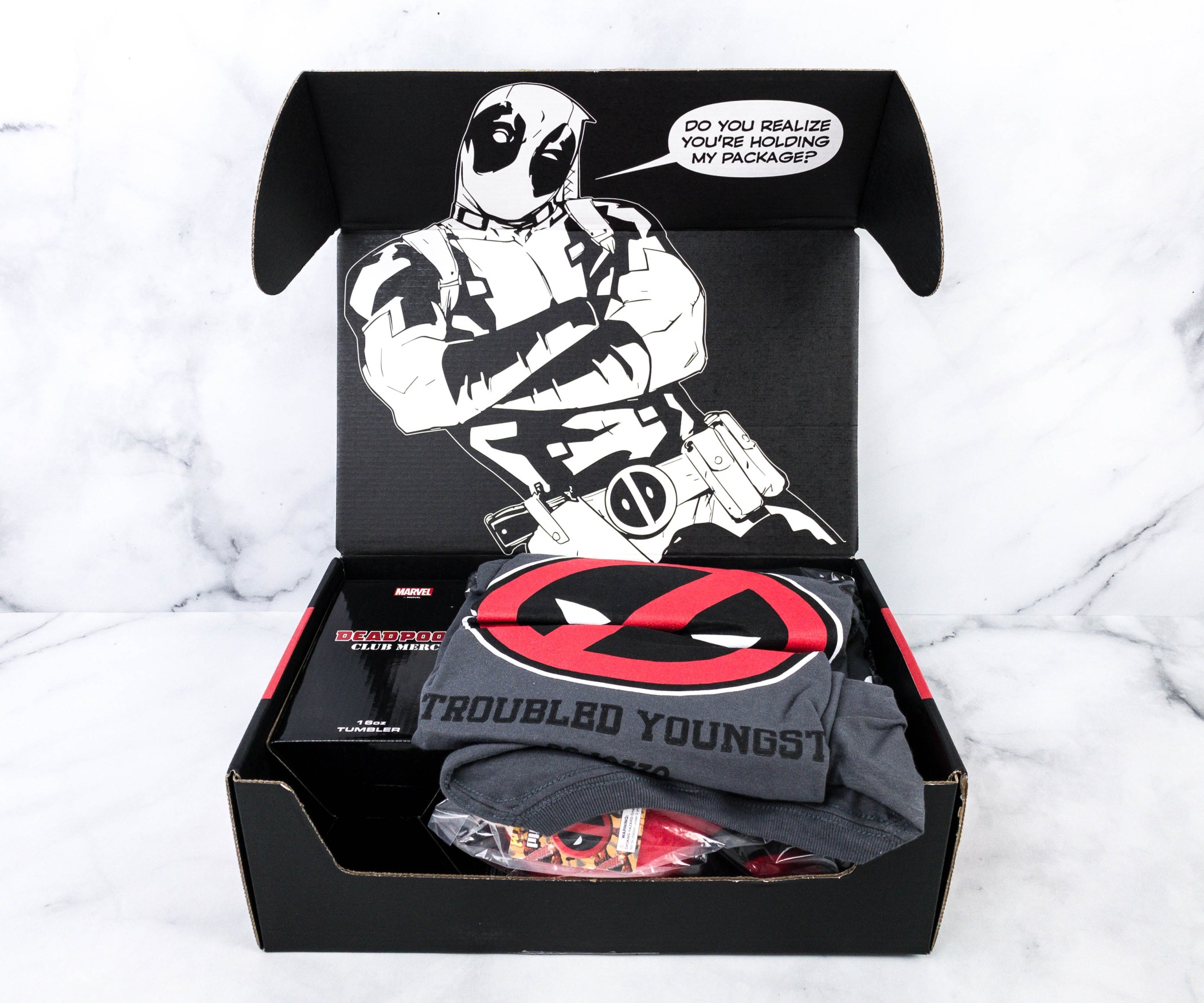 Deadpool Club Merc Fall 2020 Subscription Box Review + Coupon - Hello ...