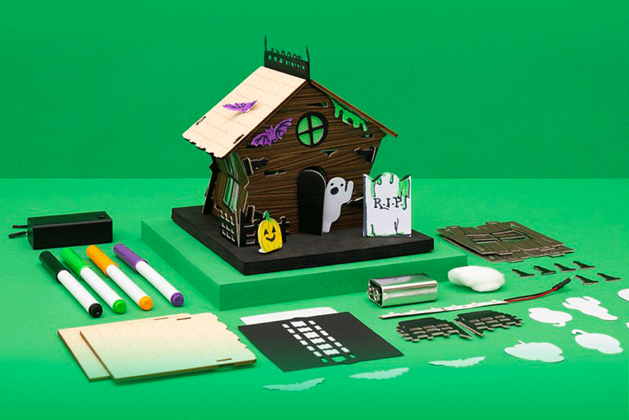 Kiwico Light Up Haunted House Kit Available Now Hello Subscription