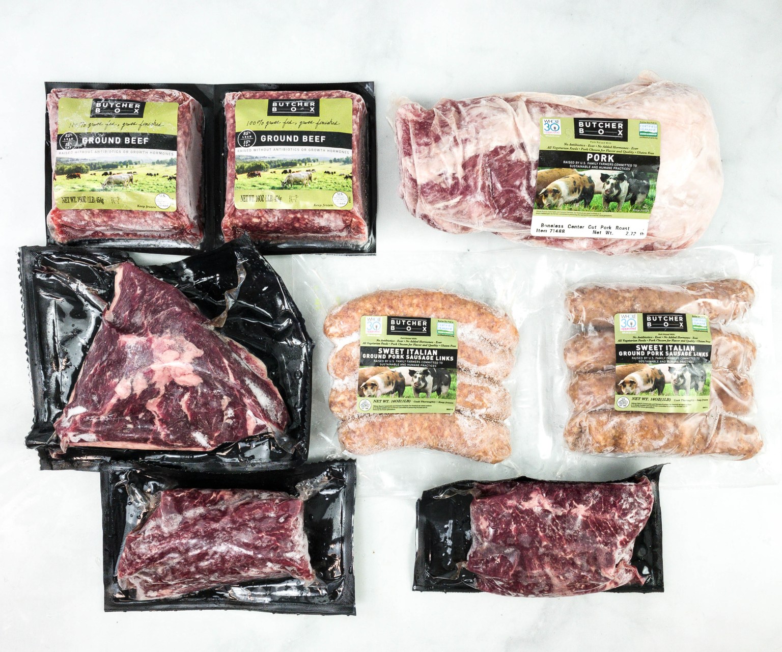 Butcher Box September 2020 Subscription Box Review - BEEF & PORK BOX ...